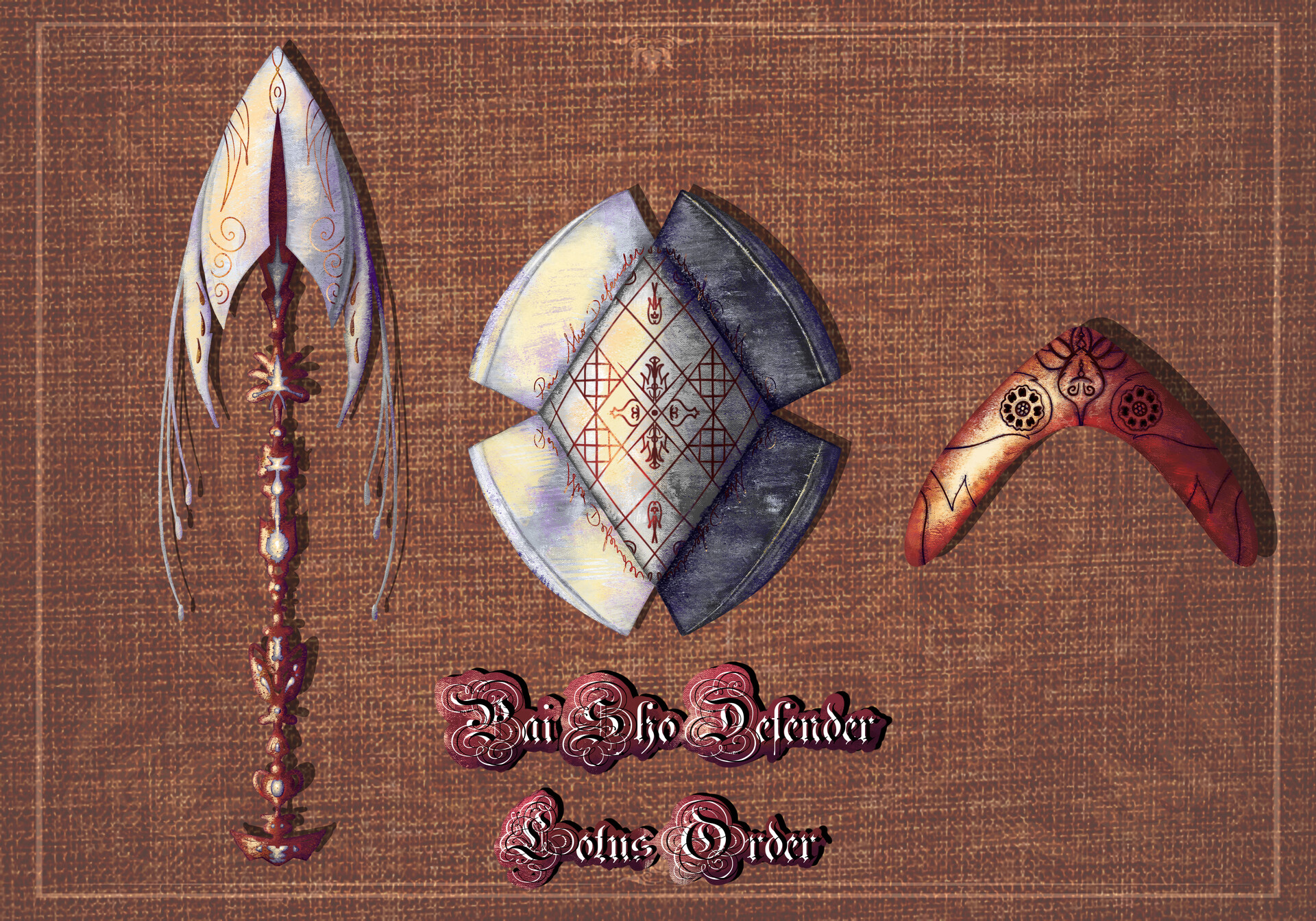 ArtStation - 2d Weapon Sets