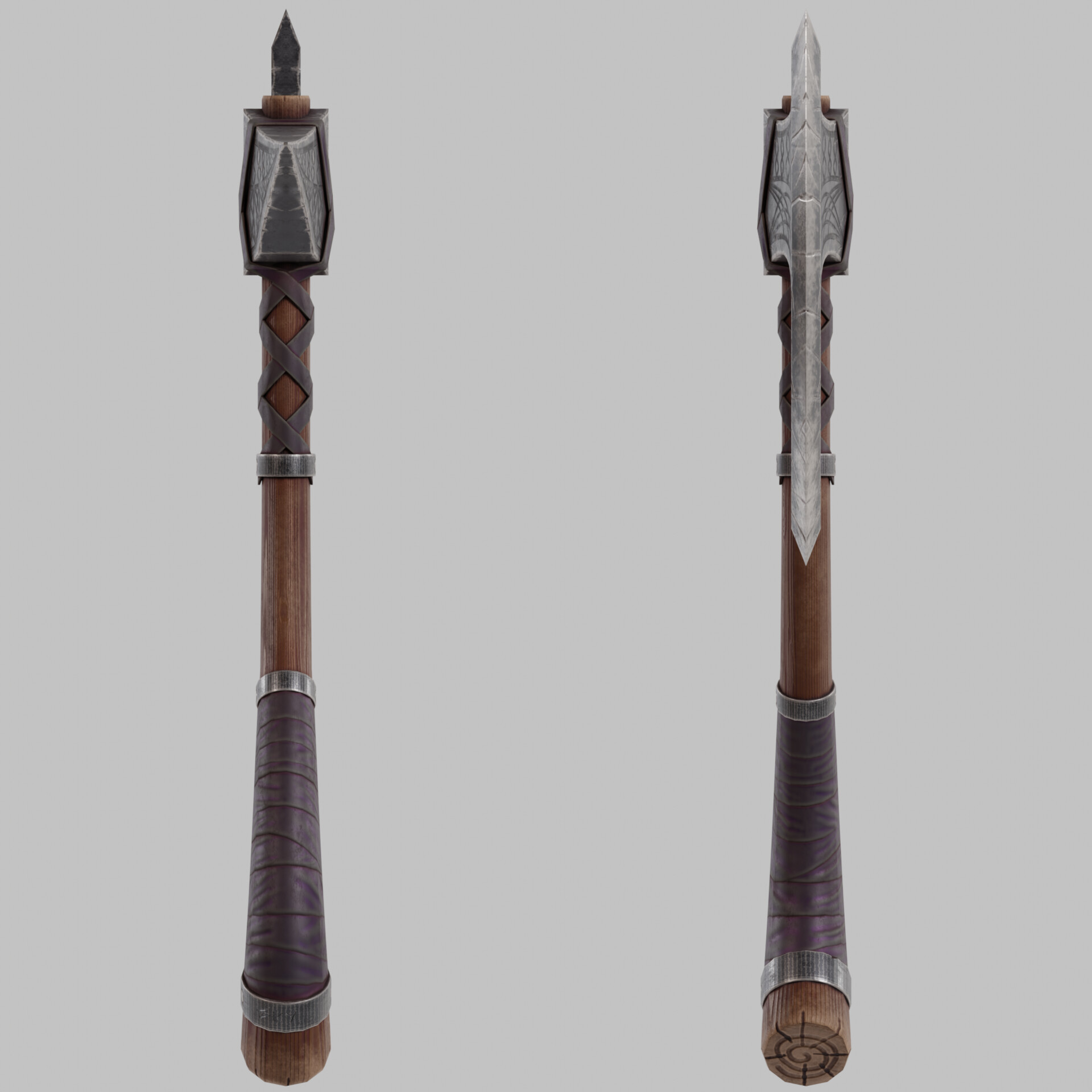 Game Ready Asset — Stylized Battle Axe by Akash Sahakundu — ProUser.Me
