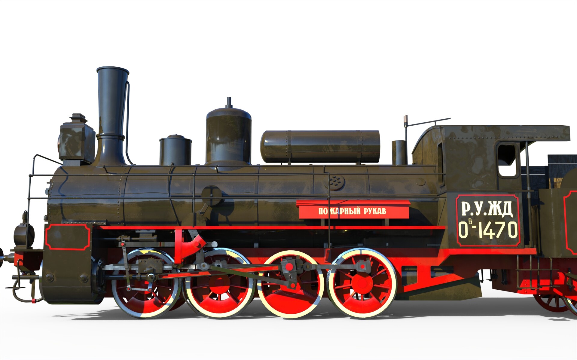 Tim Samedov - Russian locomotive class Ov 3D model