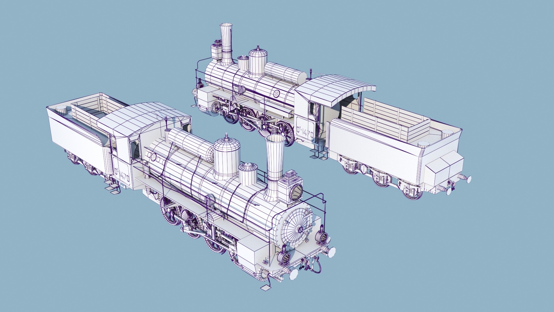 Tim Samedov - Russian locomotive class Ov 3D model