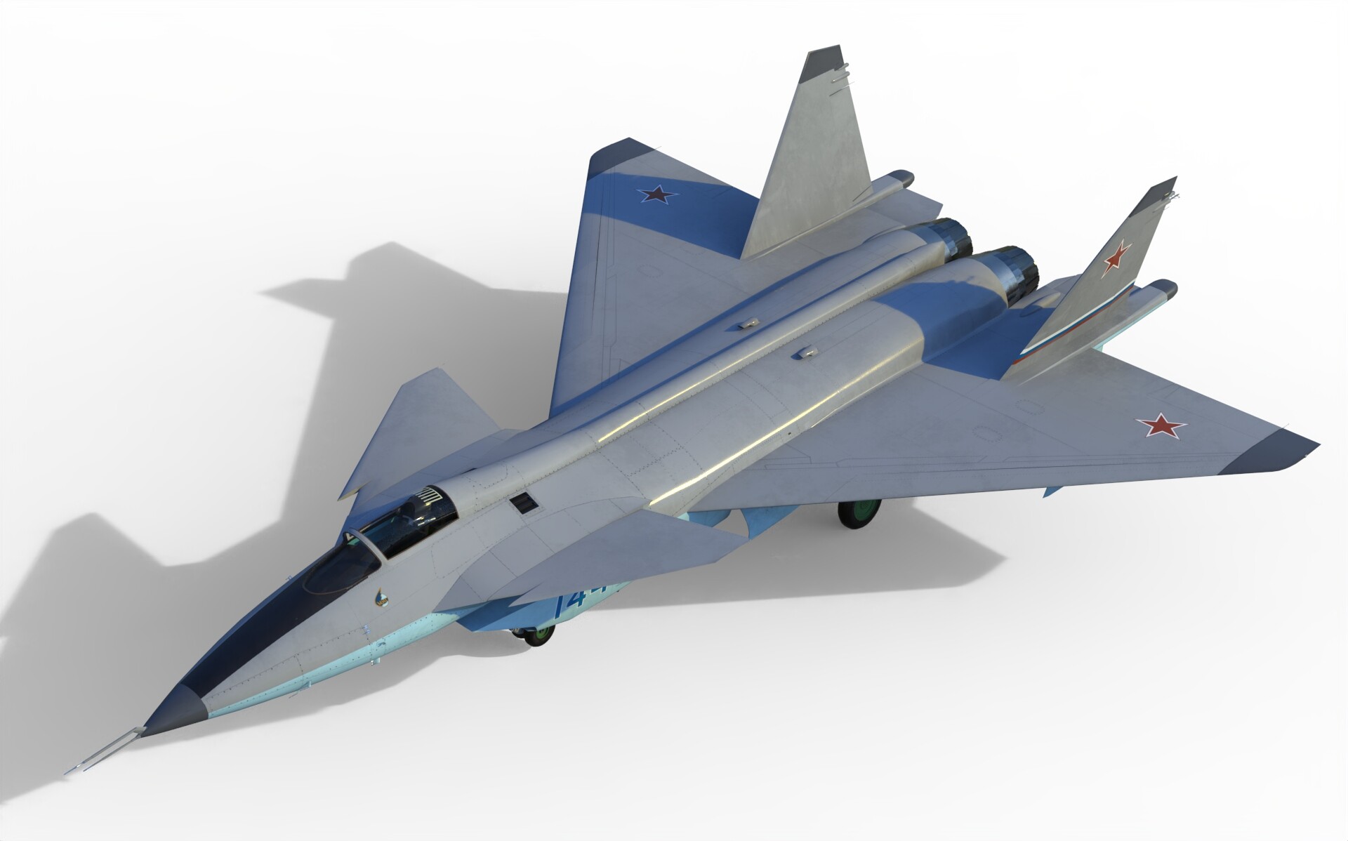 Tim Samedov - MiG 1.44 Project 3D model