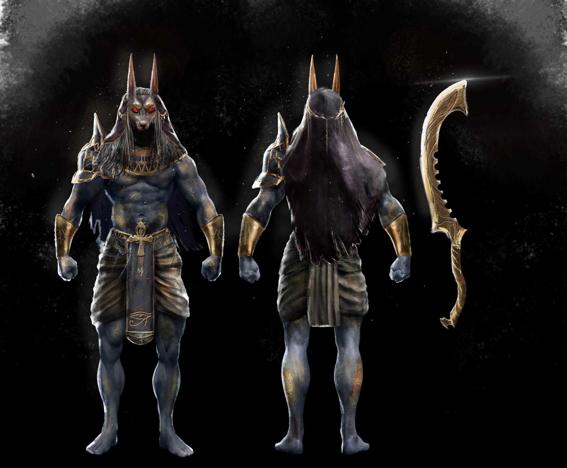 ArtStation - Anubis warrior