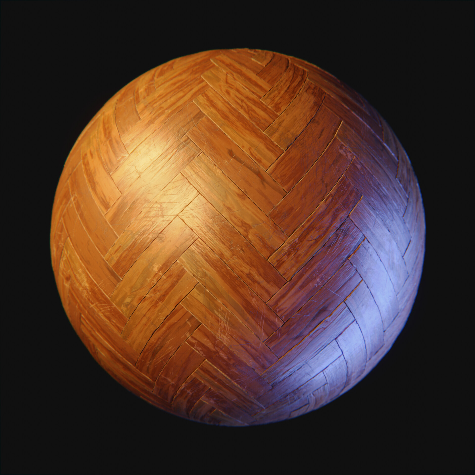 ArtStation - Herringbone Hardwood Floor