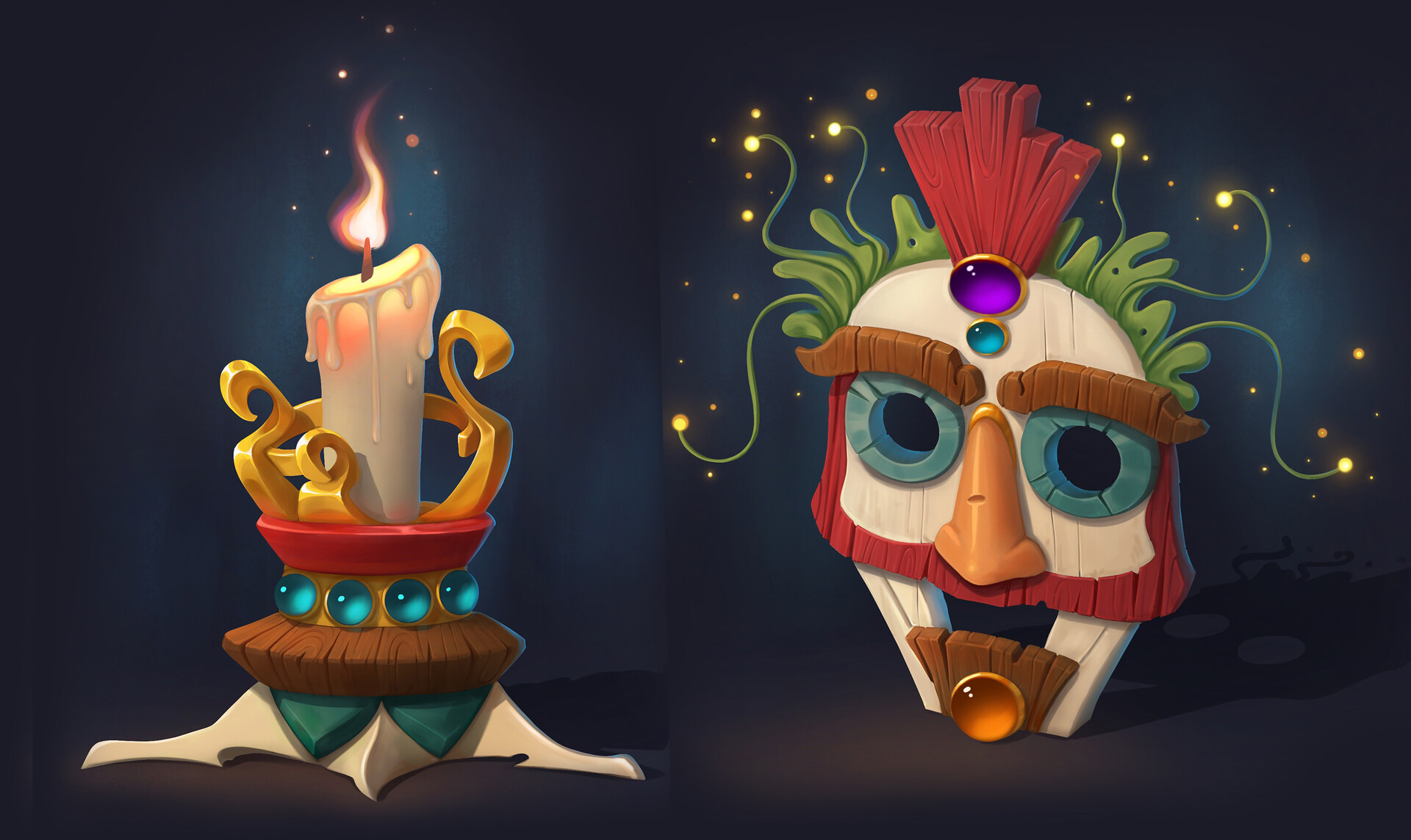 ArtStation - 2 night props