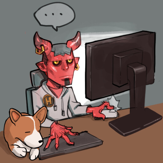 ArtStation - little hellboy