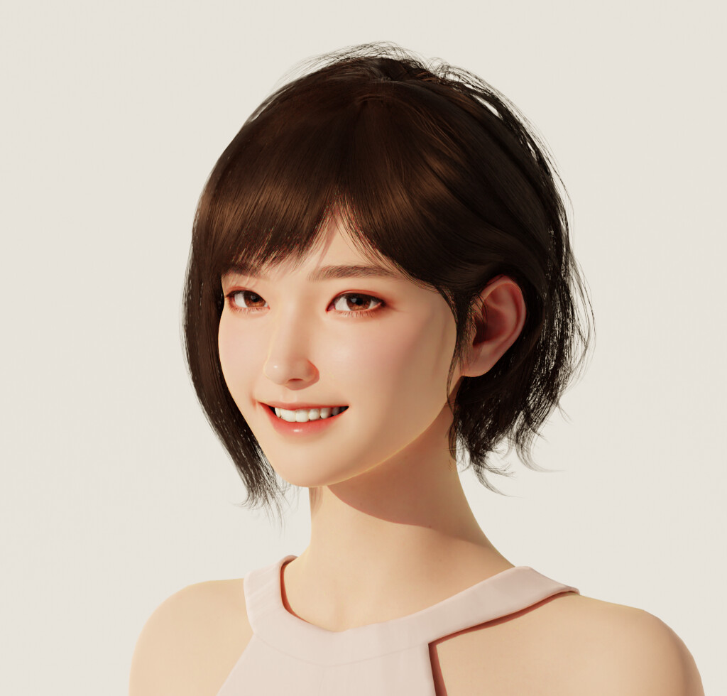 ArtStation - Sweetest Smile 最甜美的笑