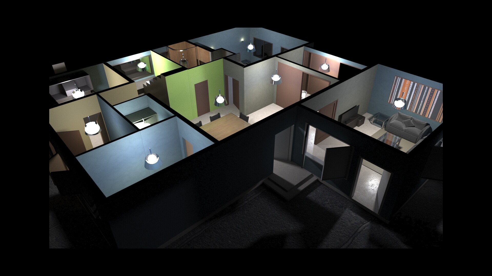 ArtStation - HOUSE INTERIOR