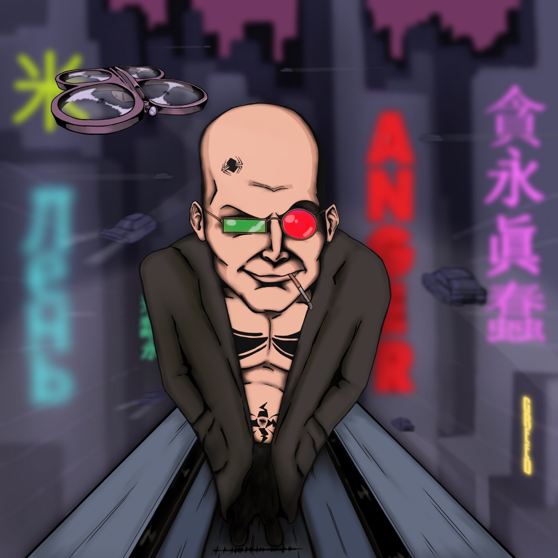 ArtStation - Back to Transmetropolitan