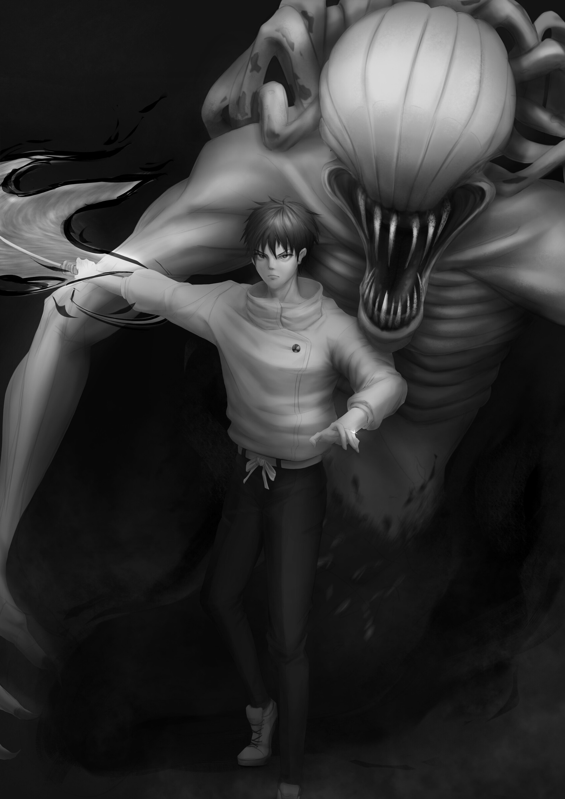 Sandy Tio (Min Min) - JujutsuKaisen Zero Fanart- Okkotsu&Rika