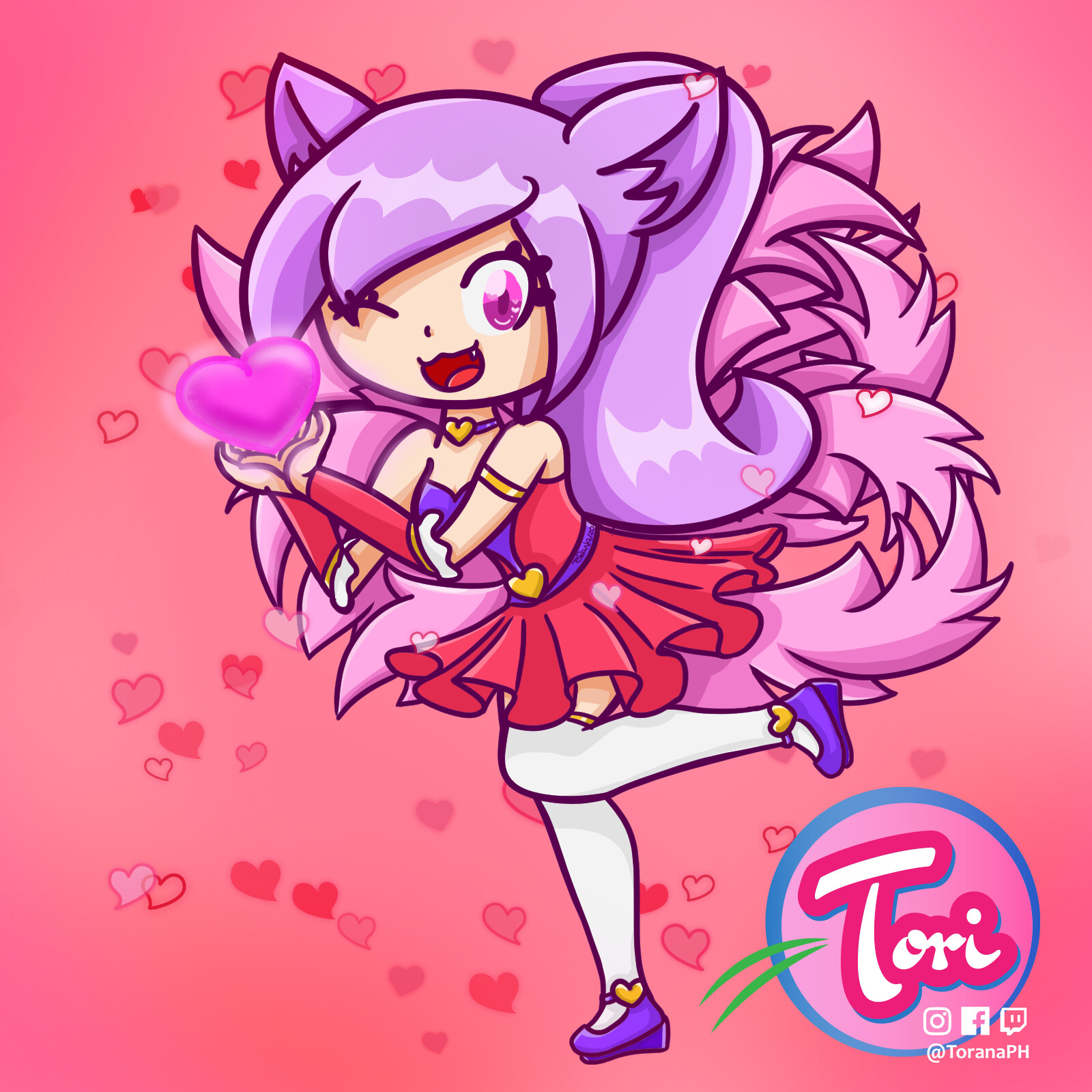 ArtStation - Ahri SweetHeart (Fan Made)