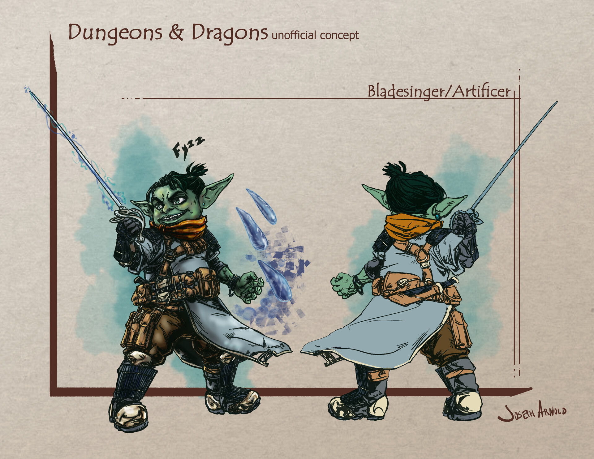 ArtStation - Fyzz Concept design and process