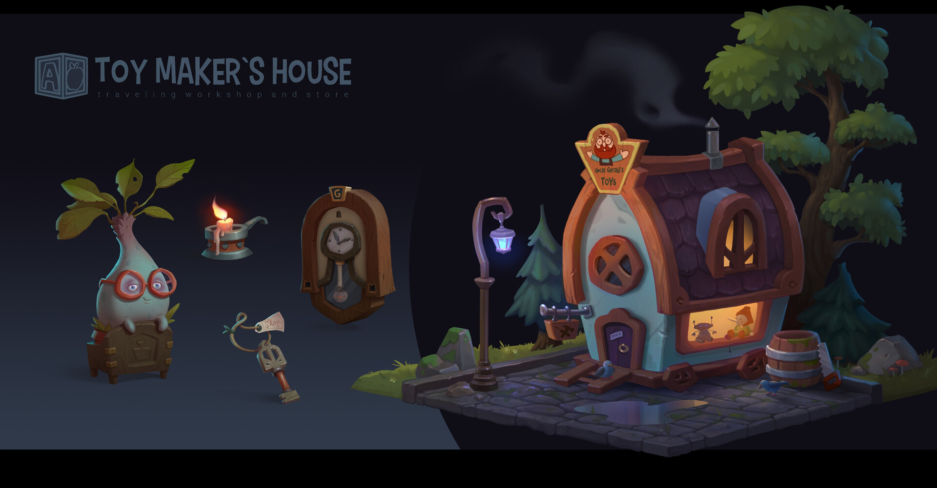 ArtStation - Toy Maker's House
