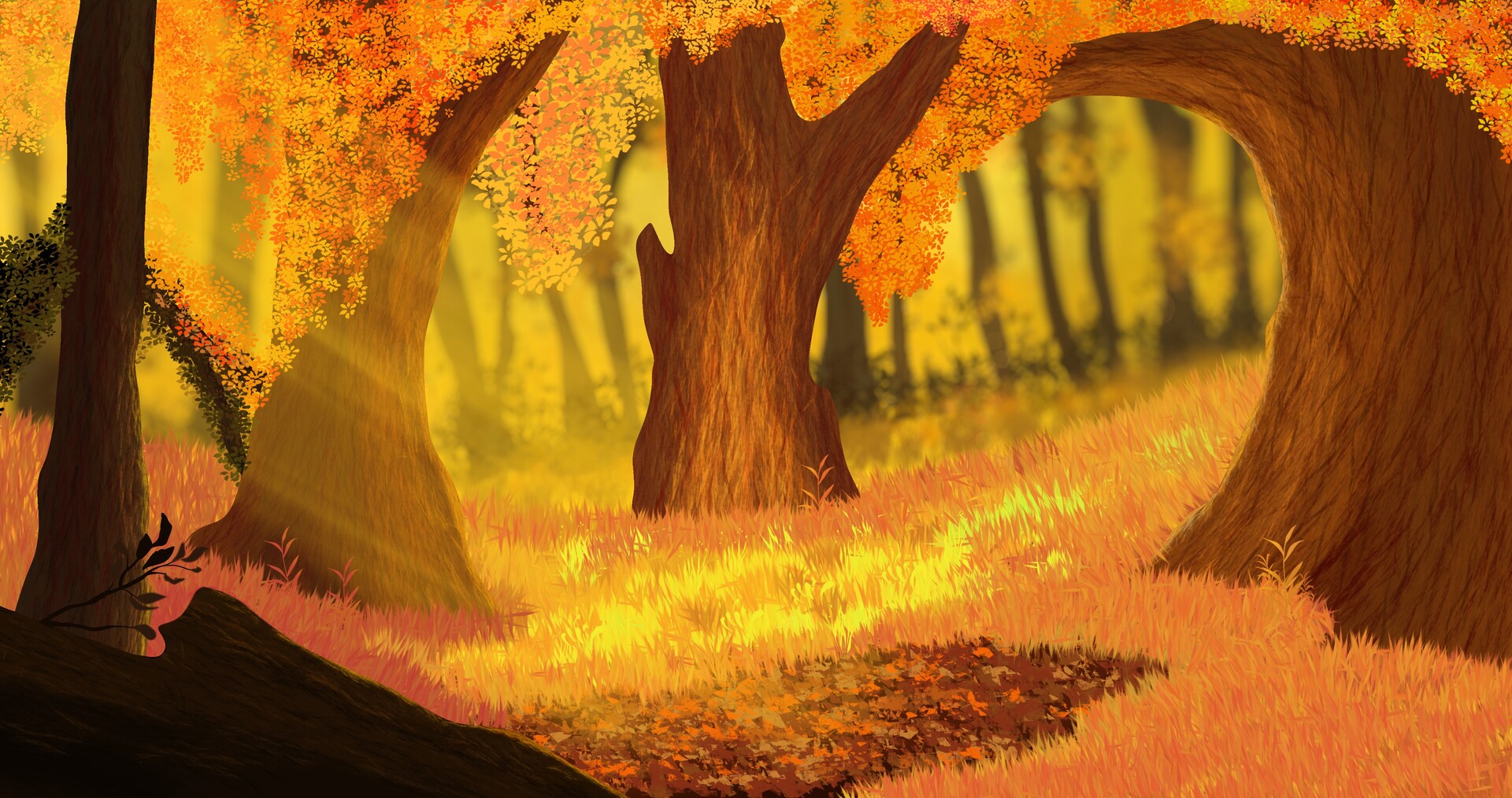 ArtStation - Sunny Forest in 4k art by me