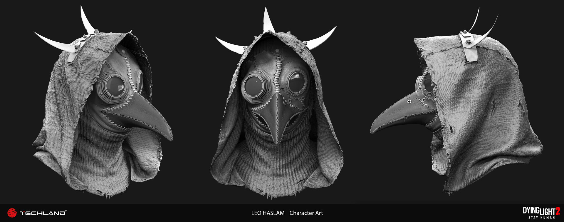 Leo Haslam - Dying Light 2 Stay Human: Renegade Leader Plague Doctor Mask