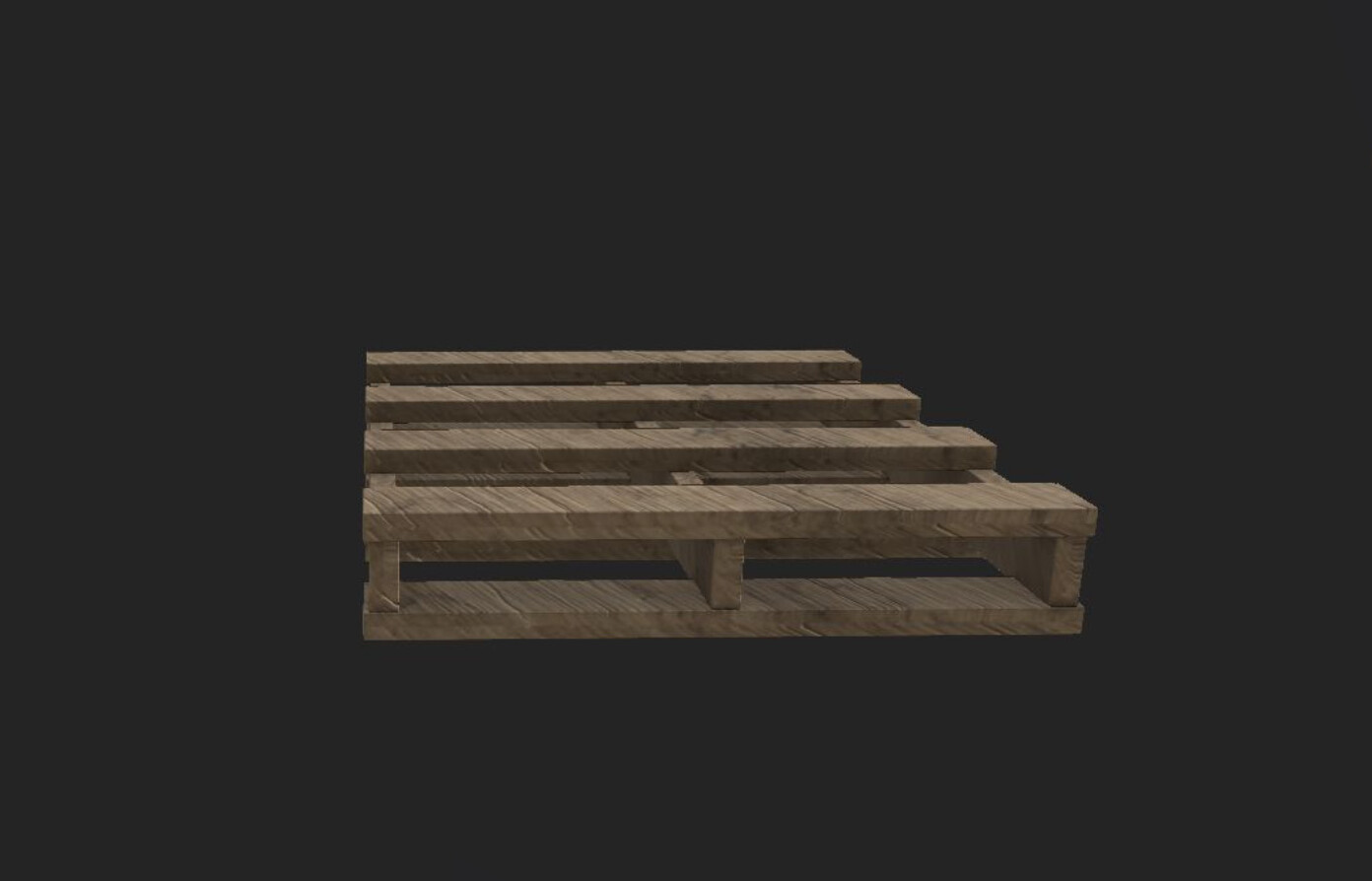 ArtStation - Wooden Plank Prop
