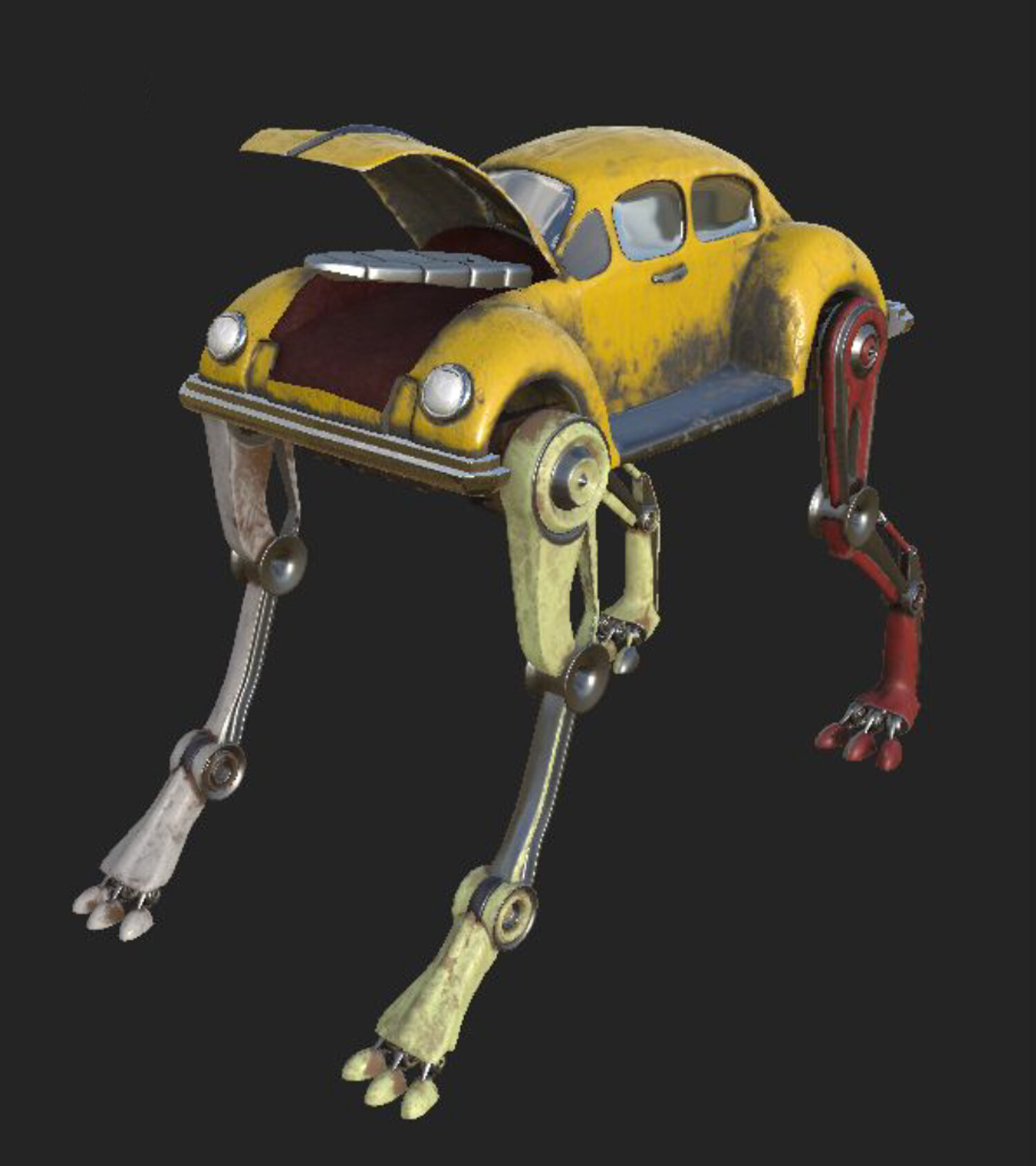 ArtStation - VW Beetle Dog Car