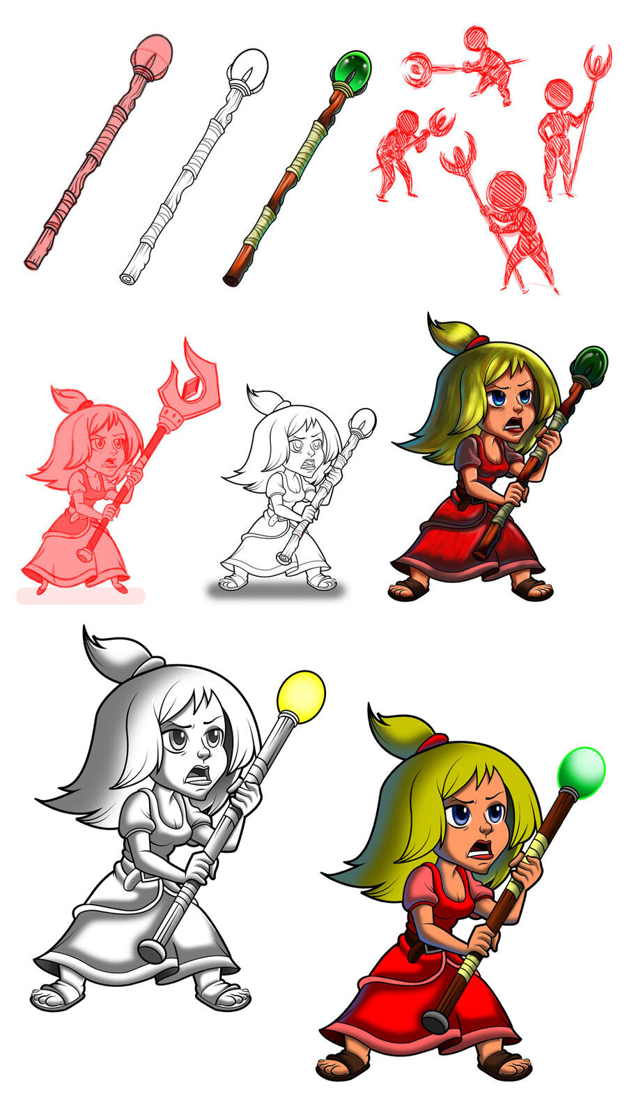 ArtStation - THE RED MAGE