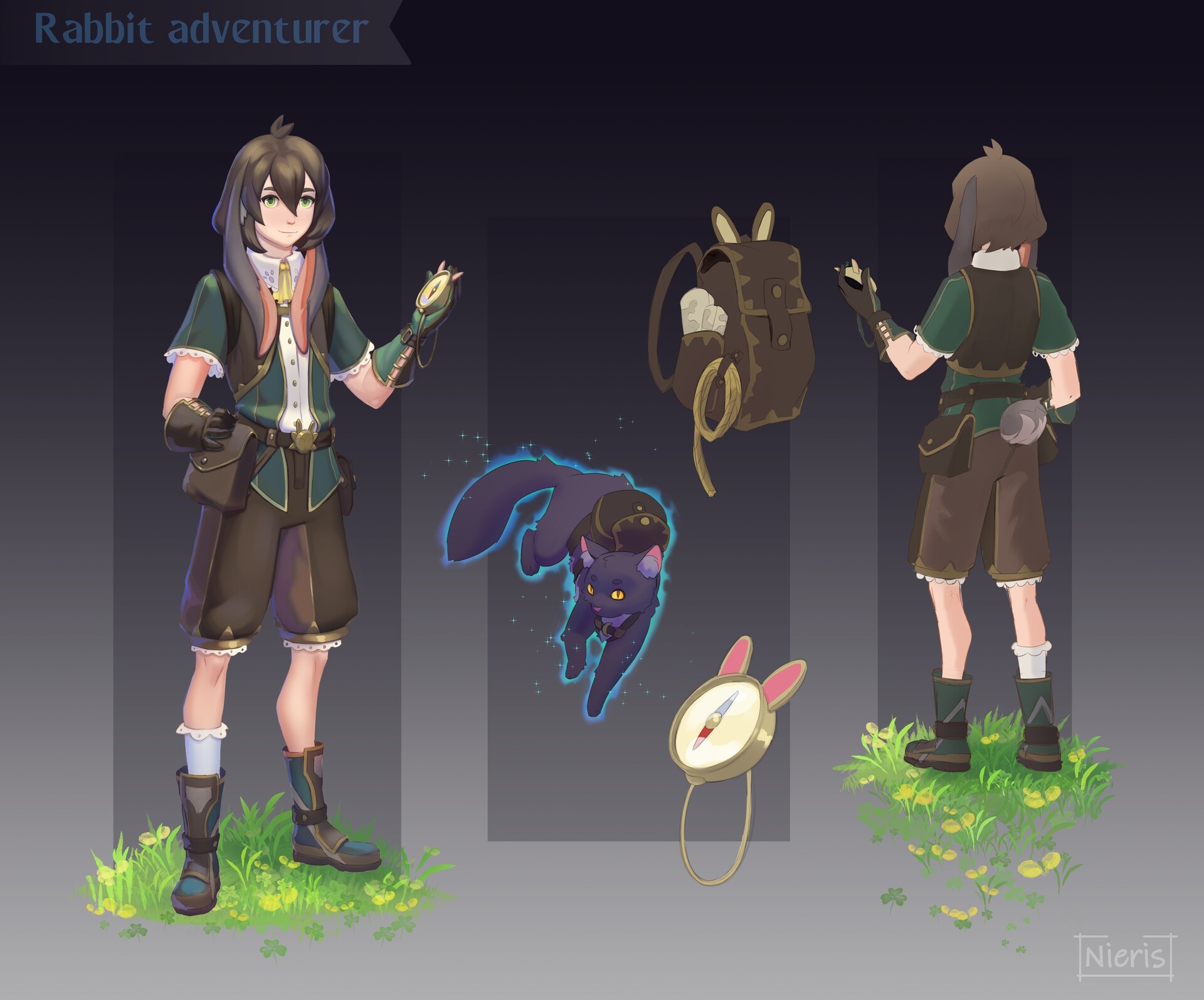 ArtStation - Commission. Rabbit adventurer