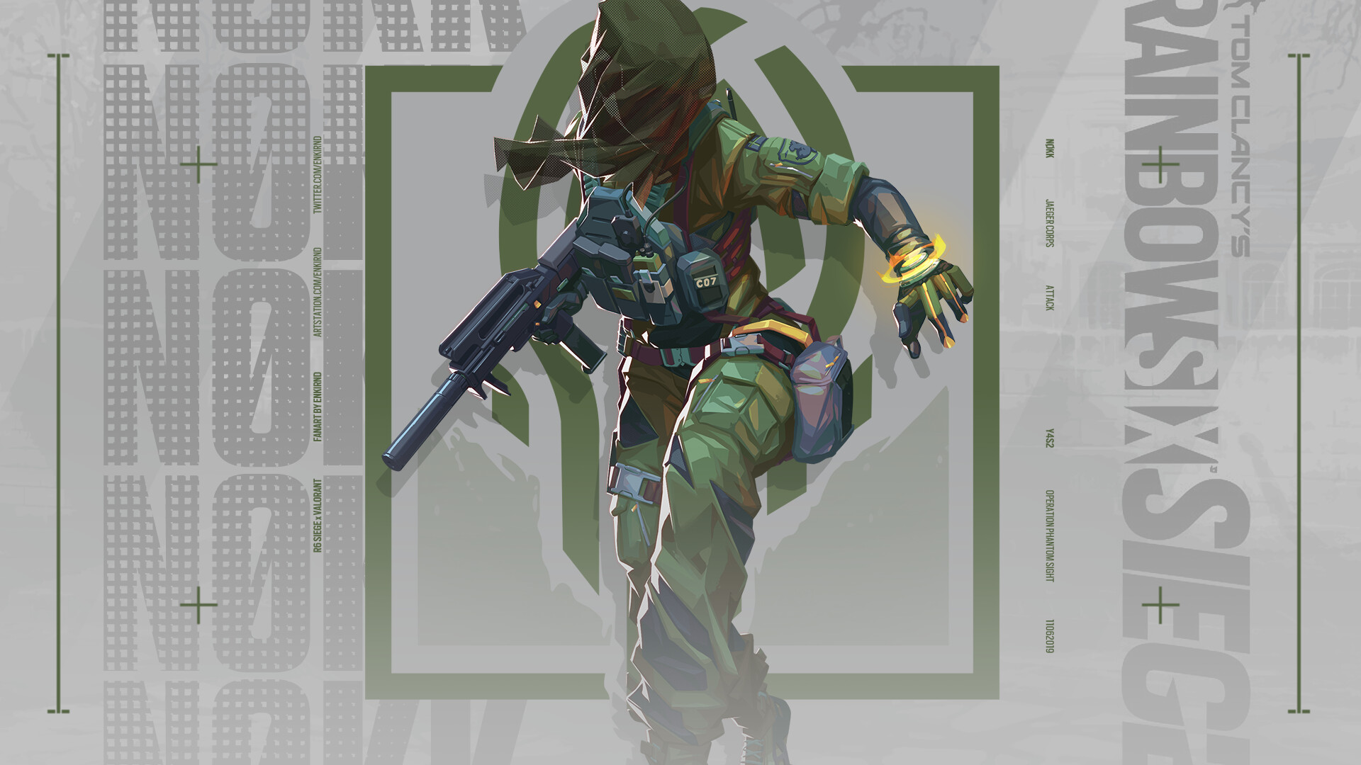 Alexander Chesnok - R6 Siege x Valorant Fanart - Nøkk