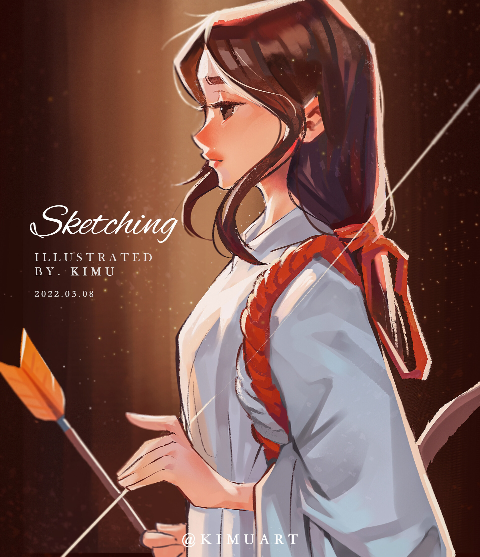 ArtStation - MIKO 神子 with process