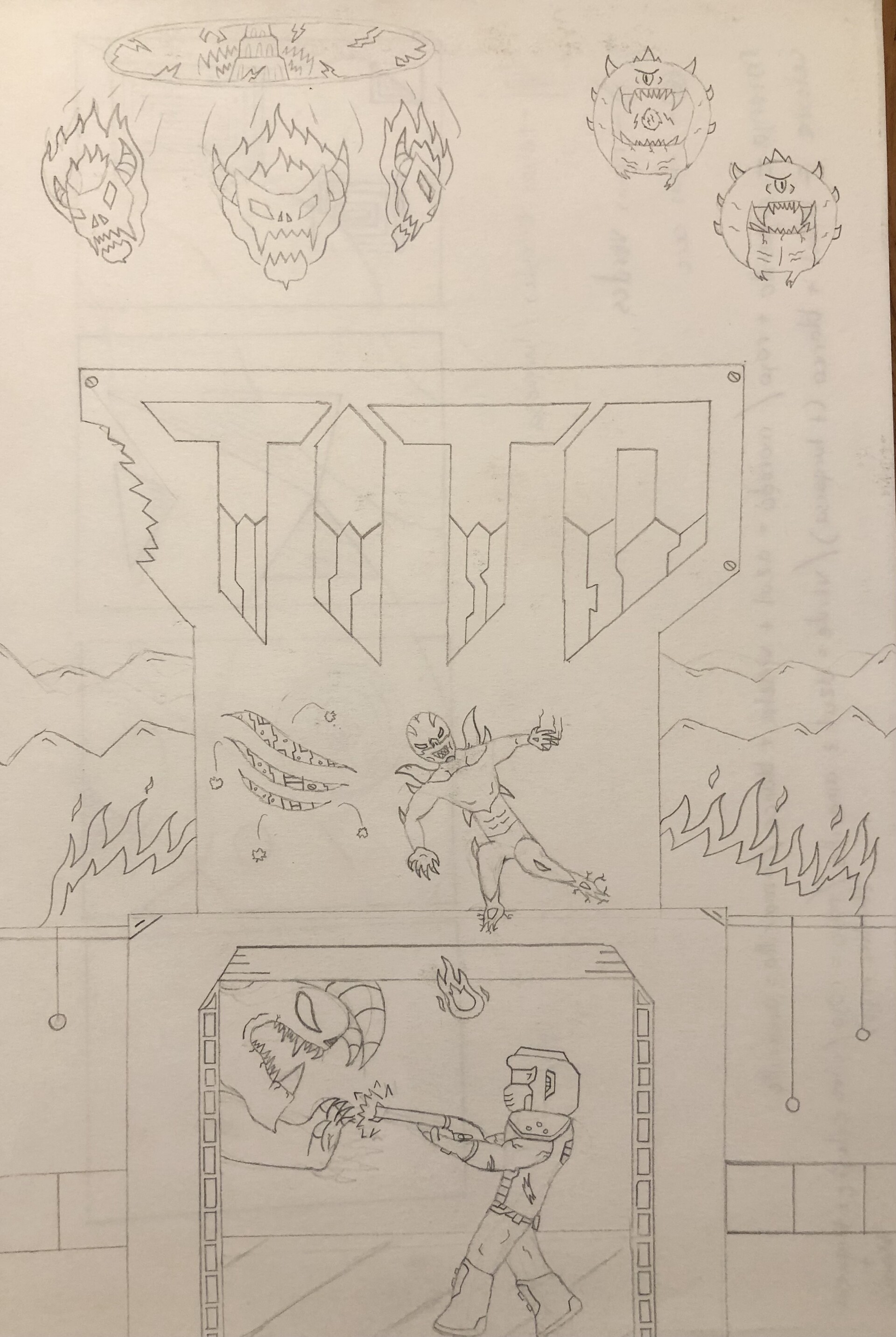 ArtStation - Doom Drawing