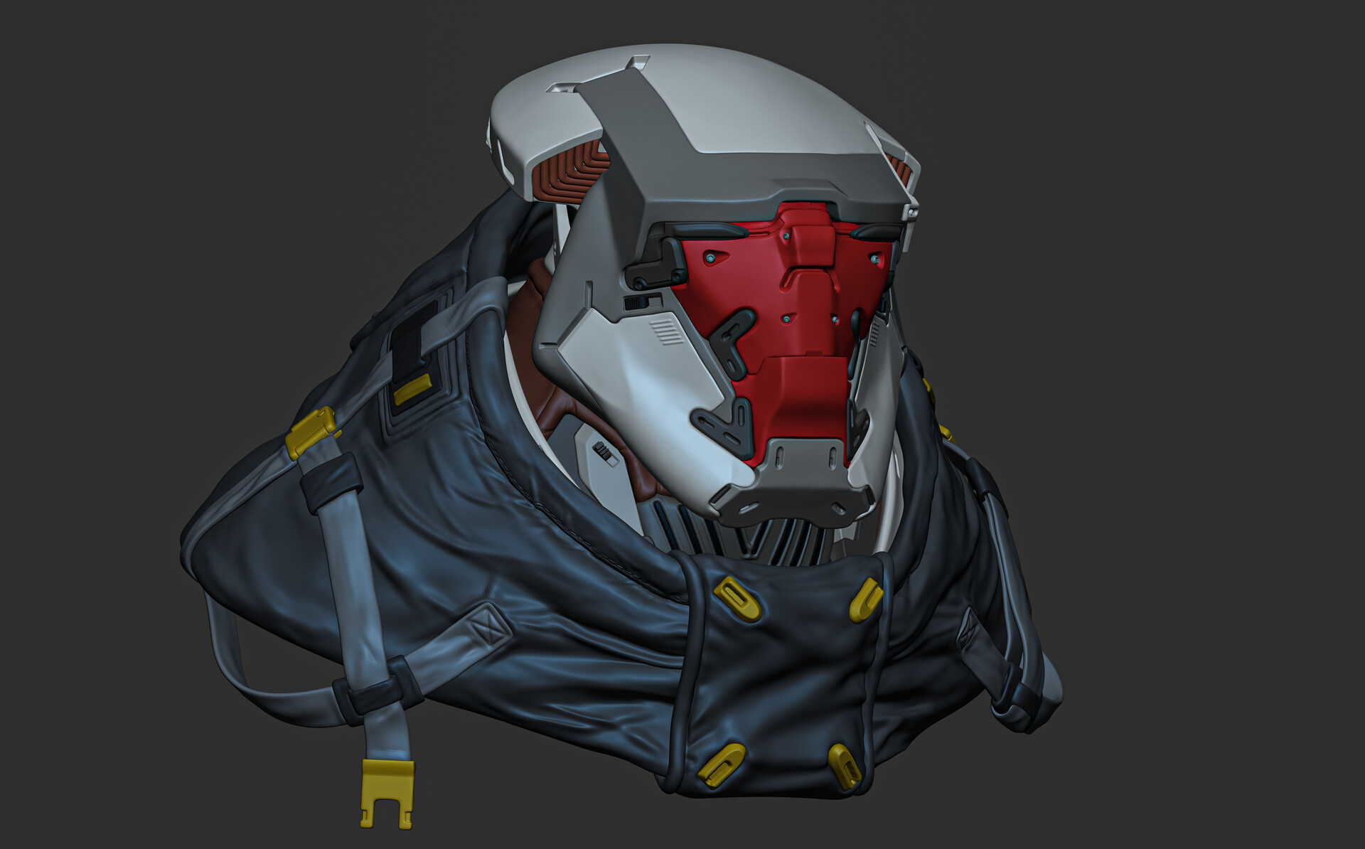 ArtStation - Mech Bust WIP