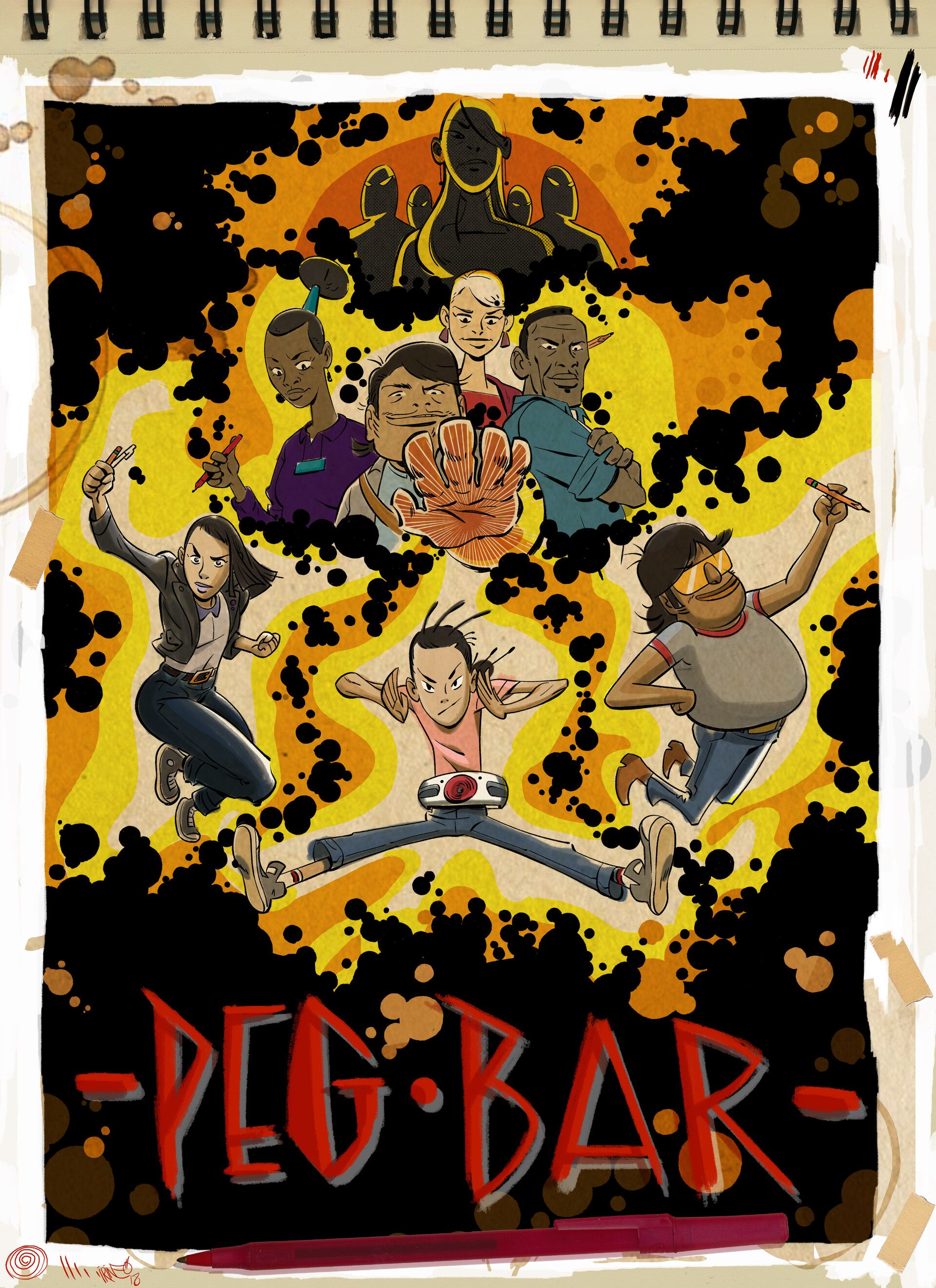 ArtStation - 2-D Animated Pitch - PEG BAR