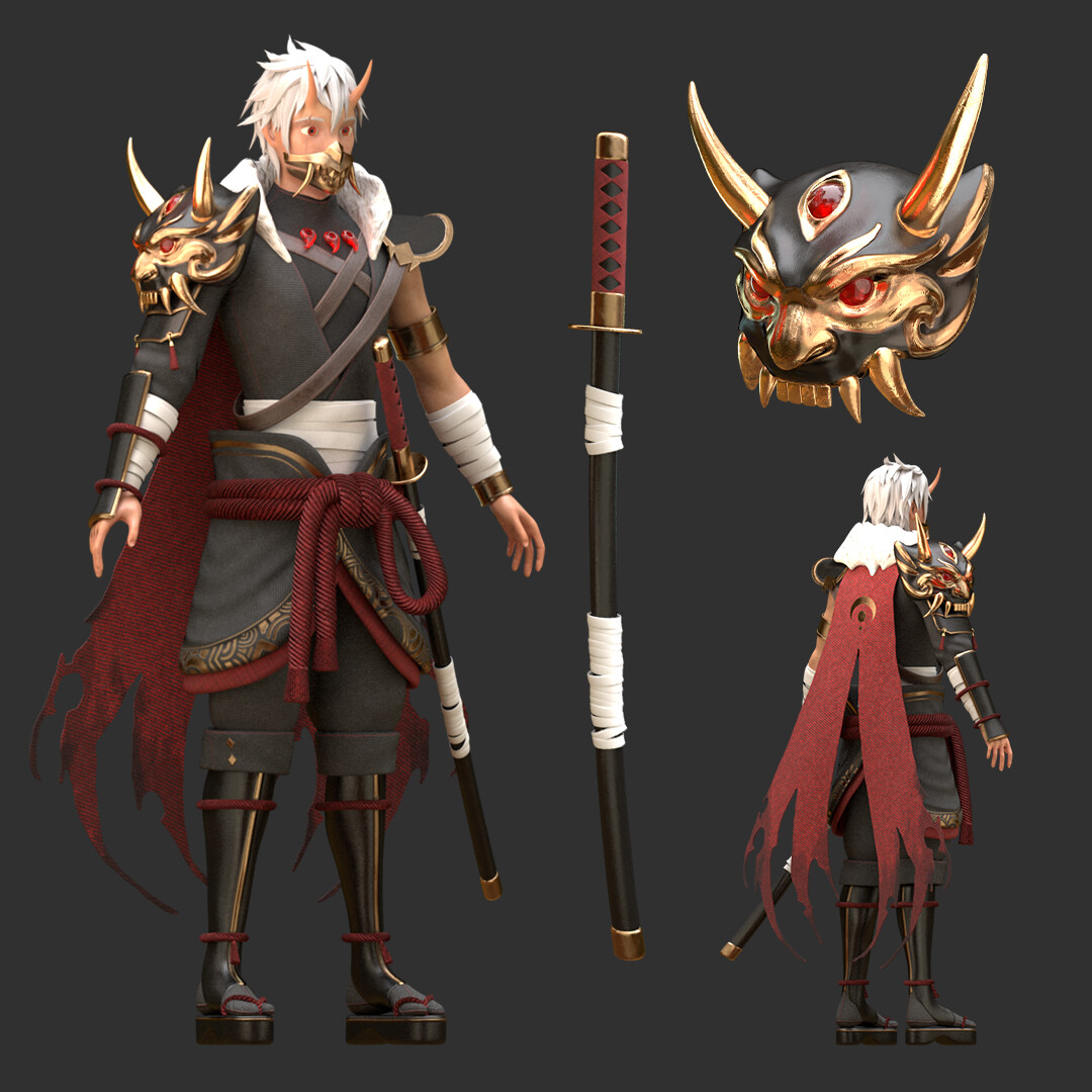 ArtStation - Oni Assassin