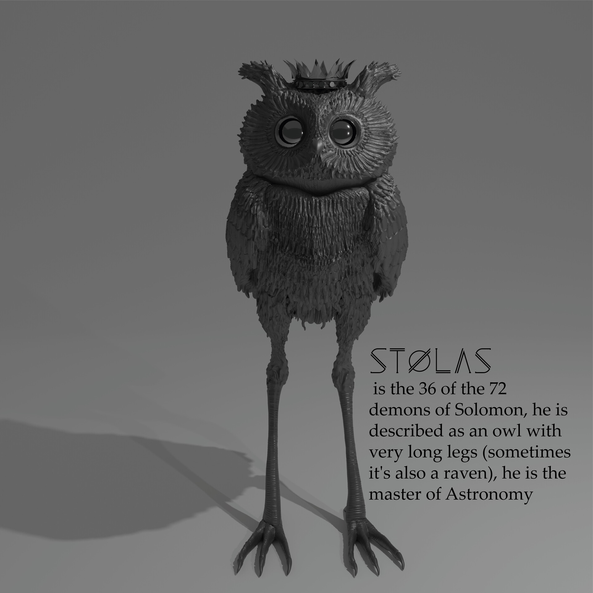 ArtStation - A character based on the Goetia grimoire