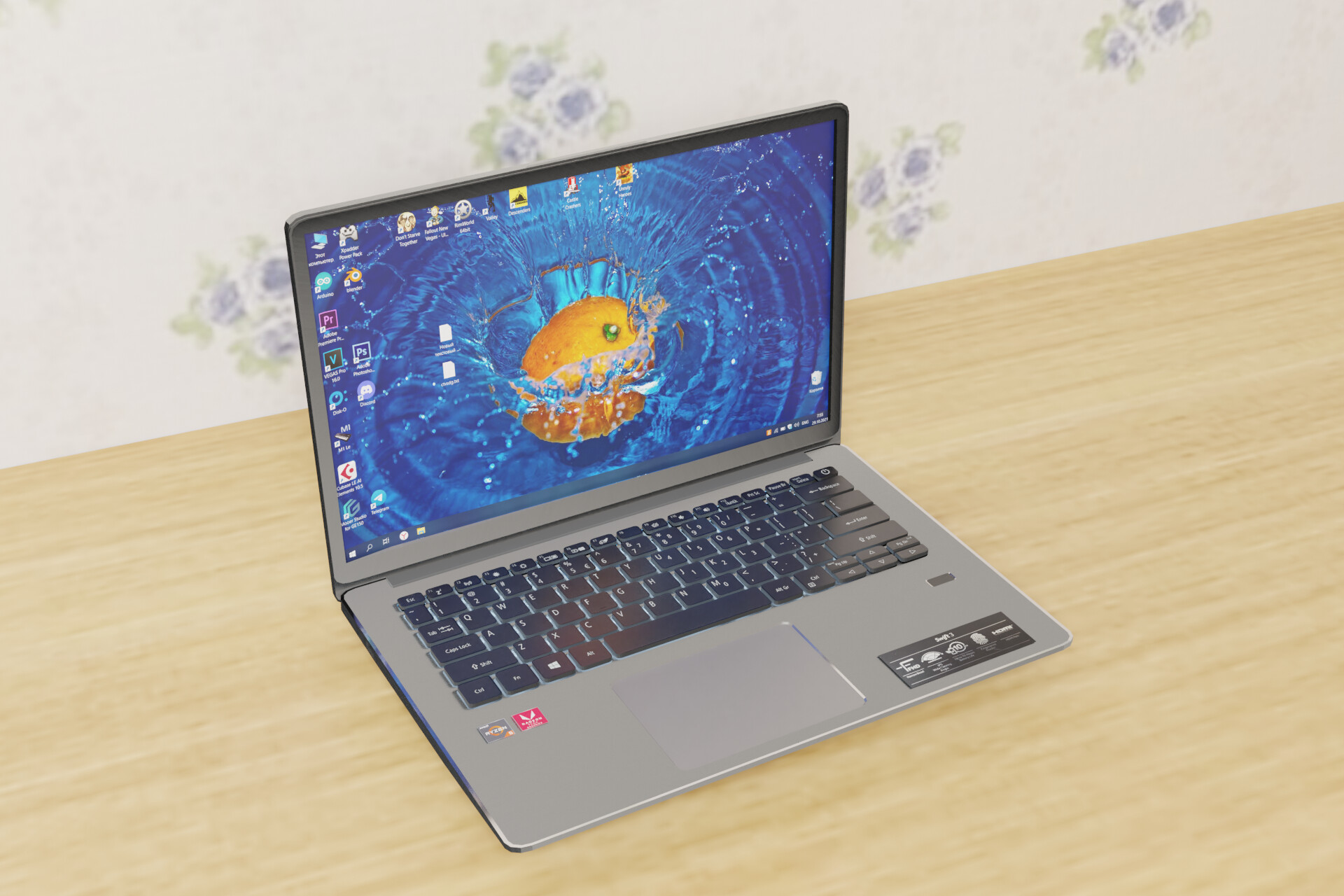 ArtStation - The laptop which try to render all my works