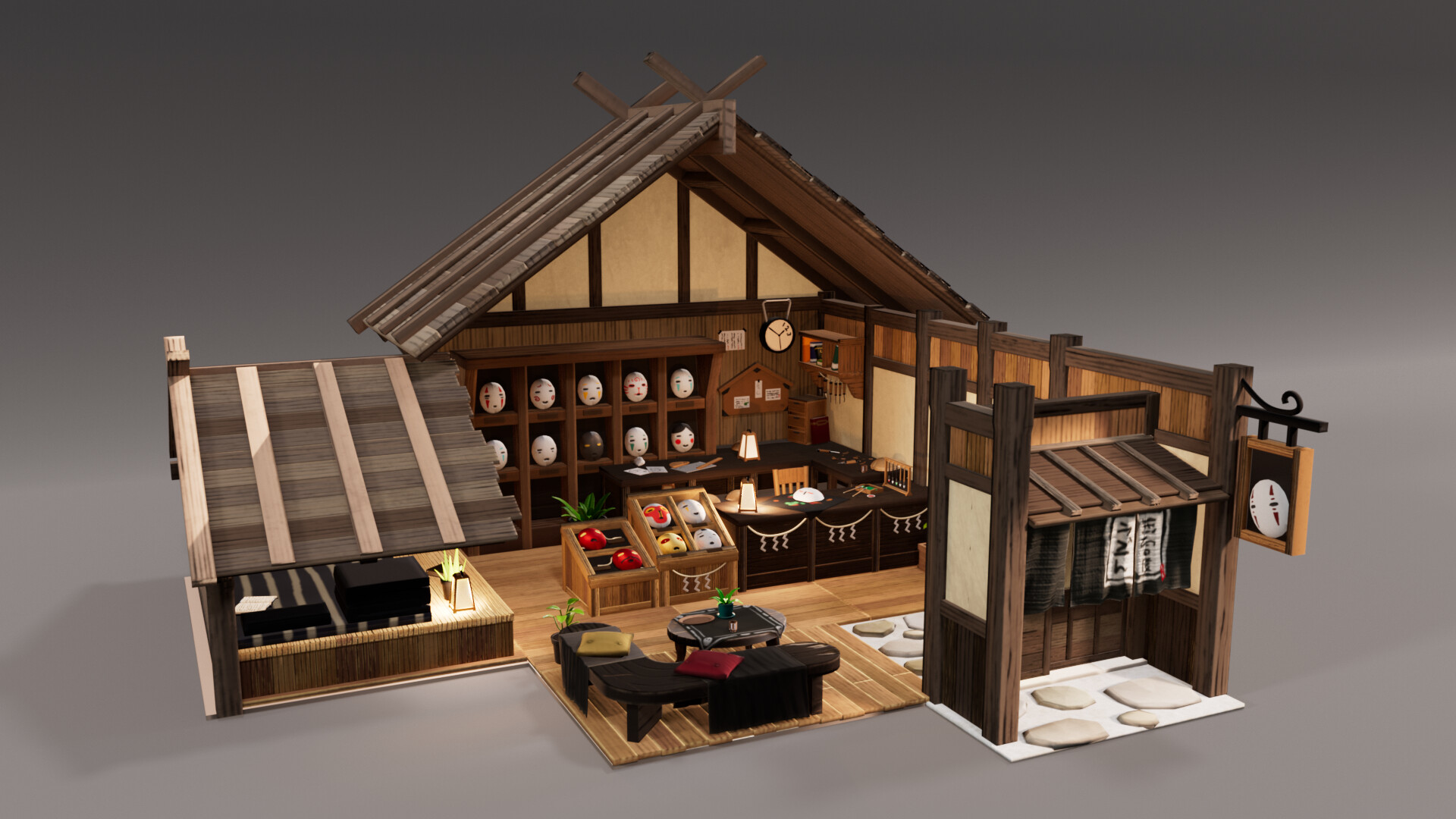 ArtStation - Mask Shop