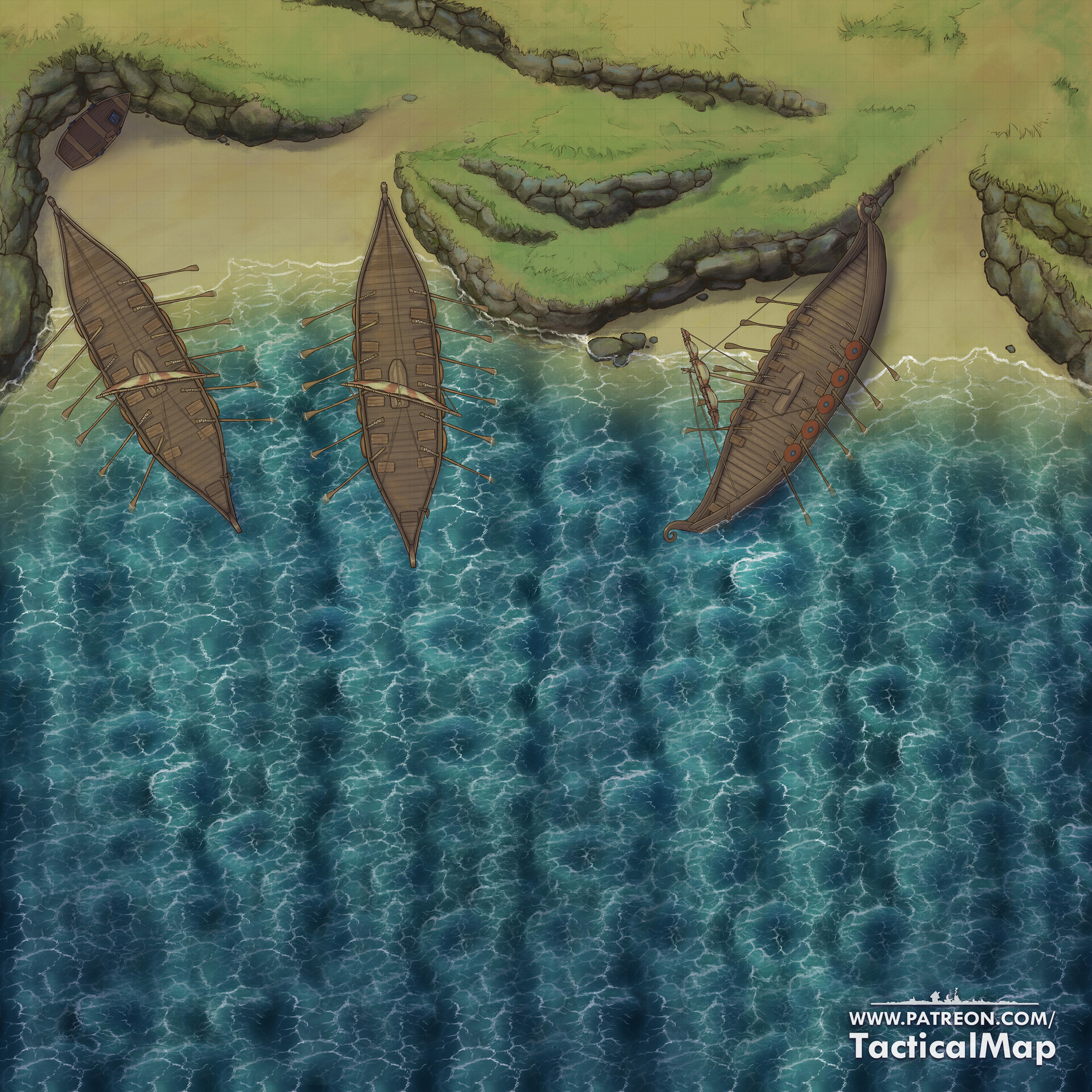 ArtStation - Viking raid [40x40]