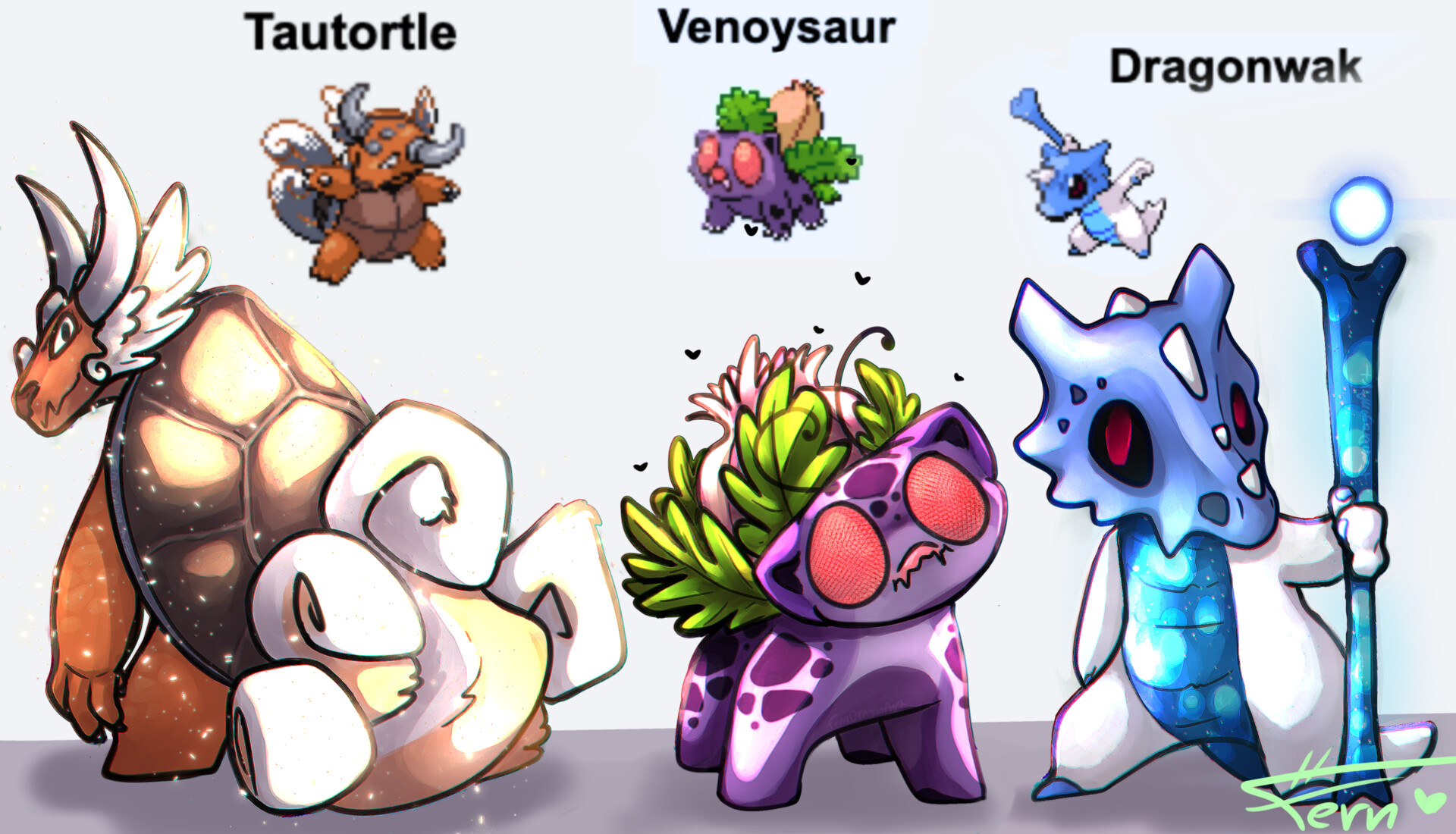 ArtStation - Pokémon Fusions
