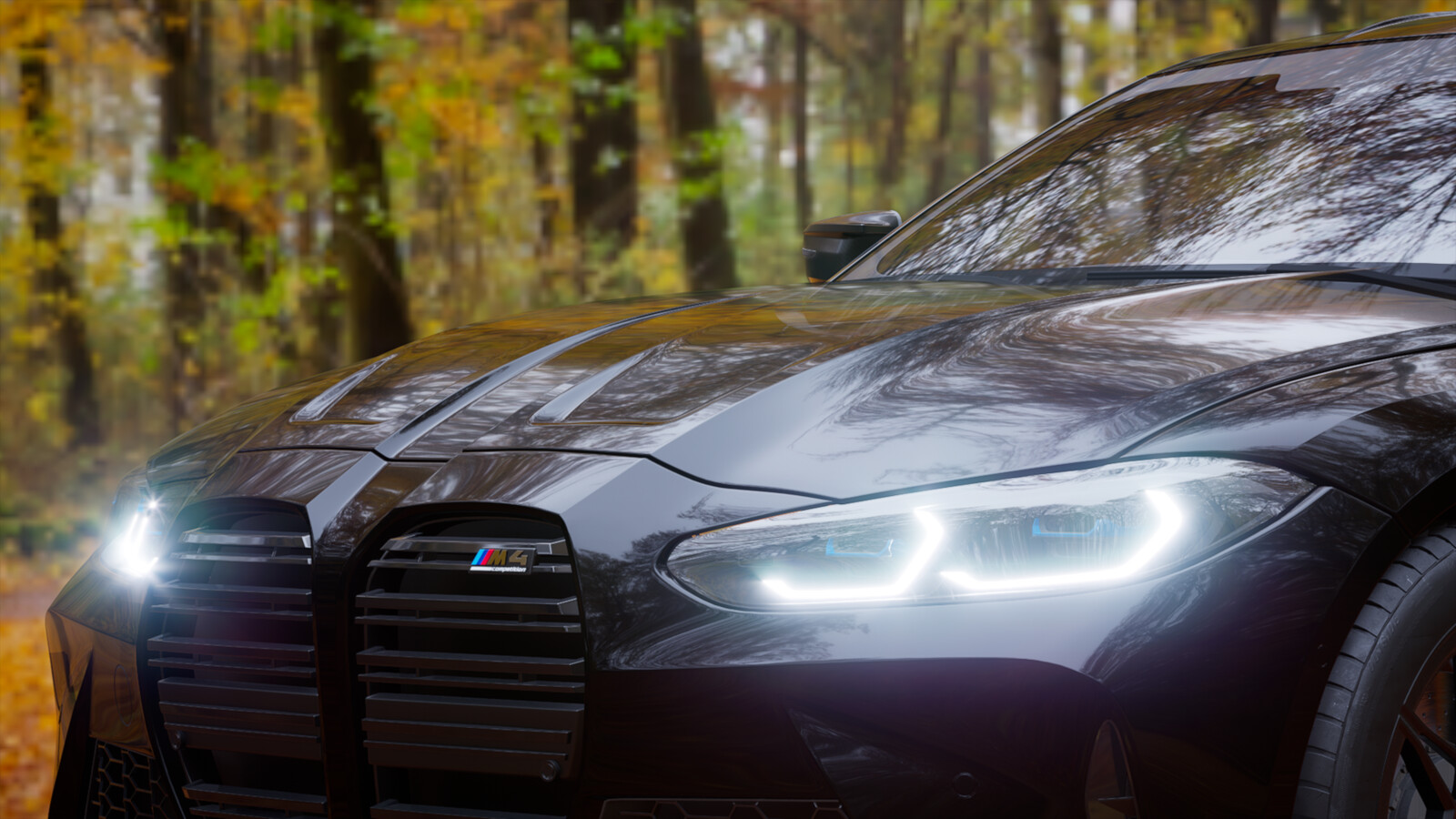 Leonard Krüger - BMW M4 Competition Rendering Colourgrade