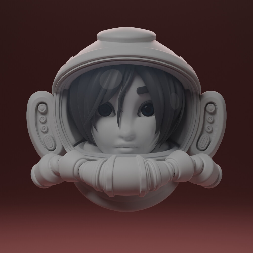 ArtStation - WIP - Space Girl!