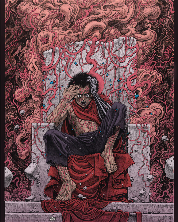 ArtStation - Tetsuo by Ian Bertram (colors by me)