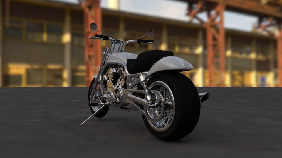 ArtStation - Harley Davidson V Rod