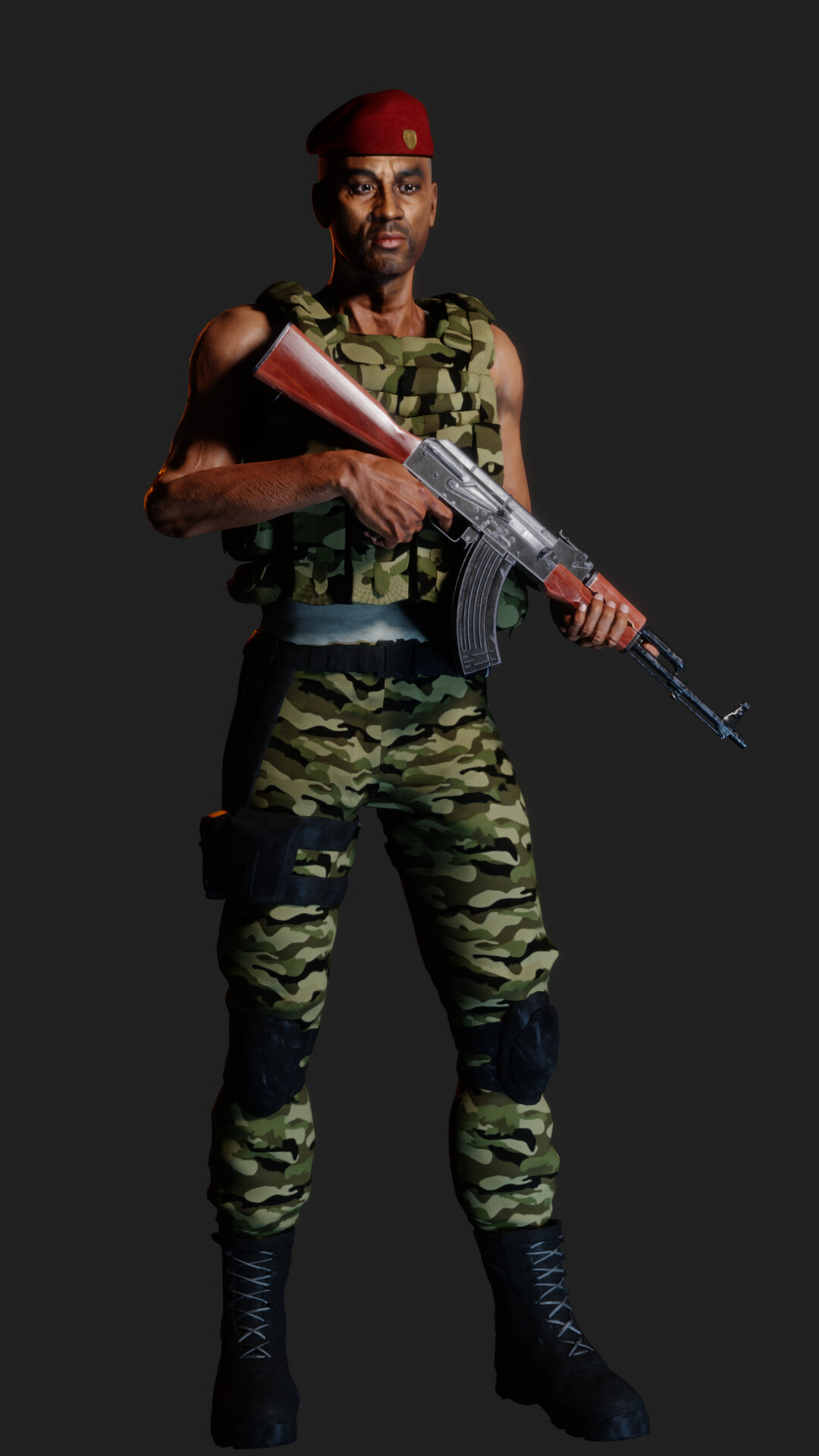 ArtStation - Realistic soldier