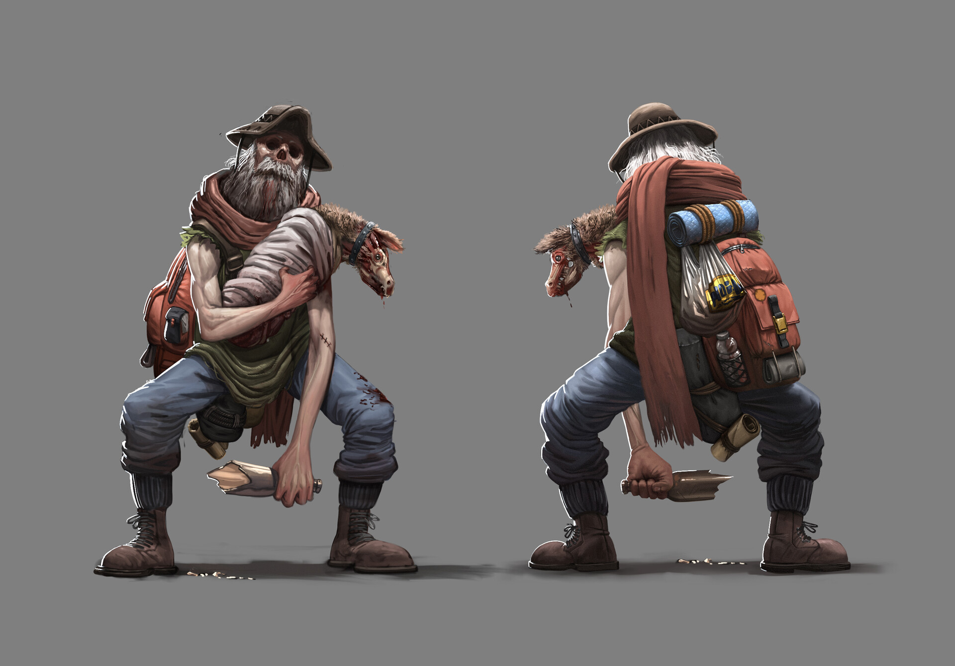 ArtStation - Peaceless Homeless - Character Design