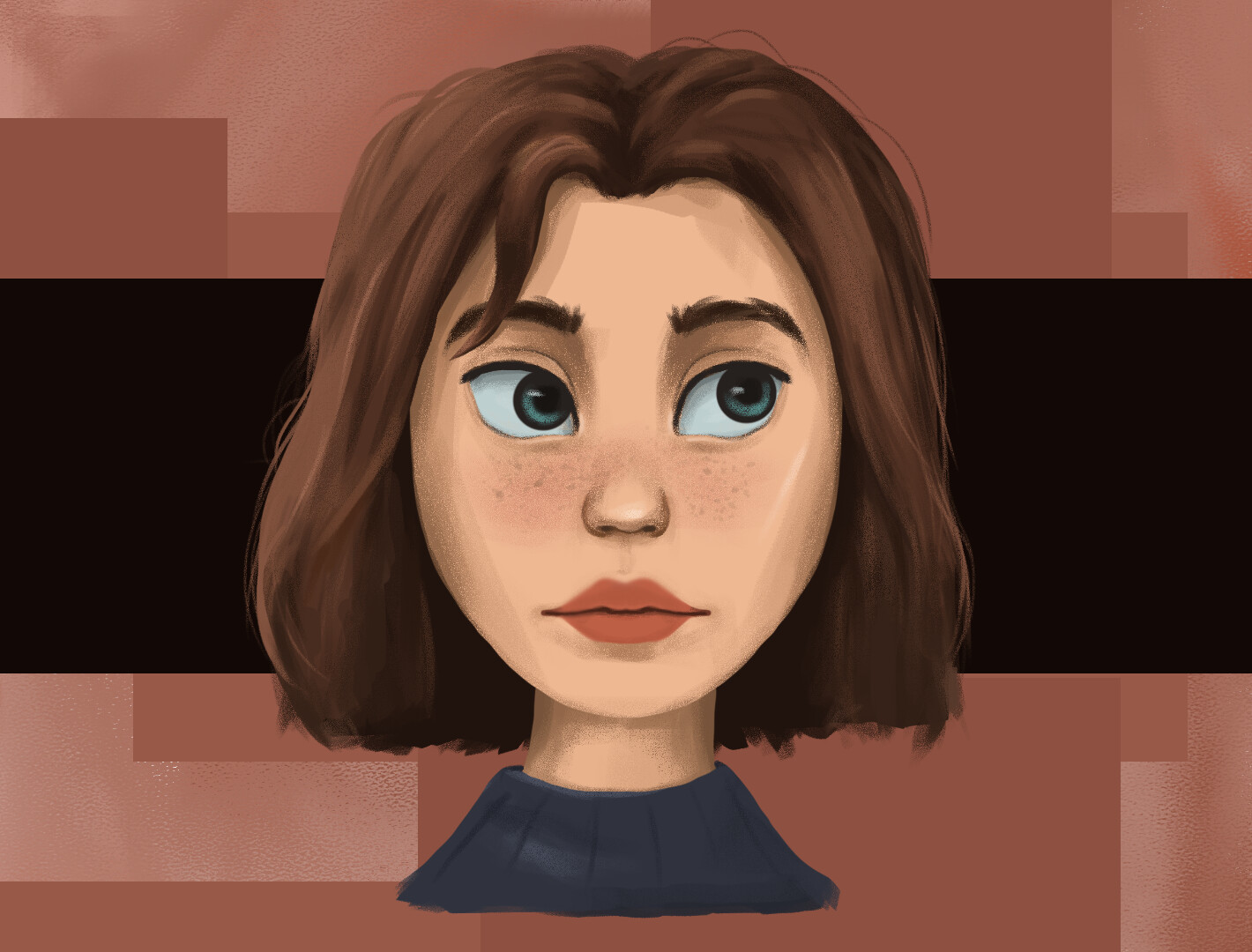 ArtStation - first digital Portrait