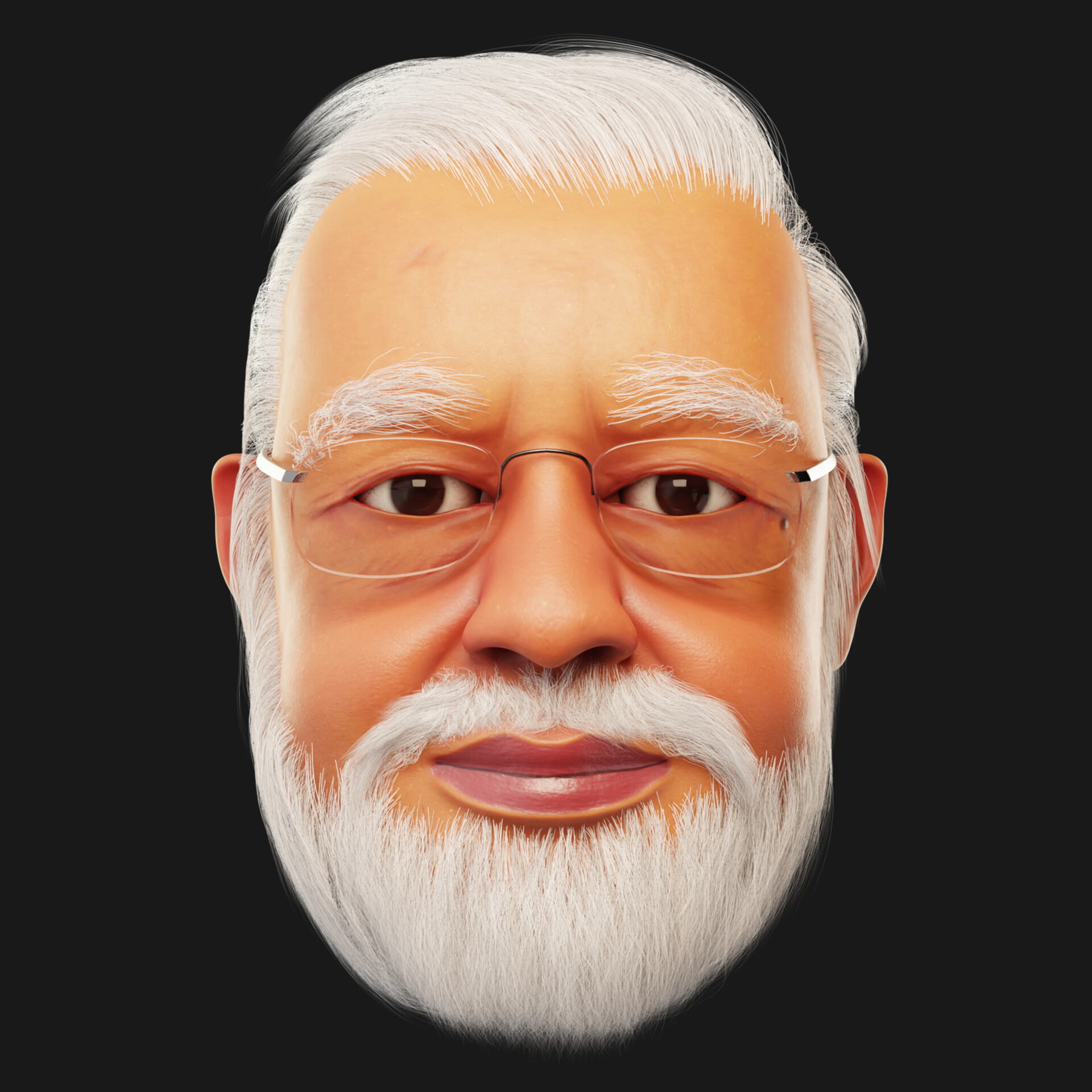 ArtStation - Stylized Narendra Modi