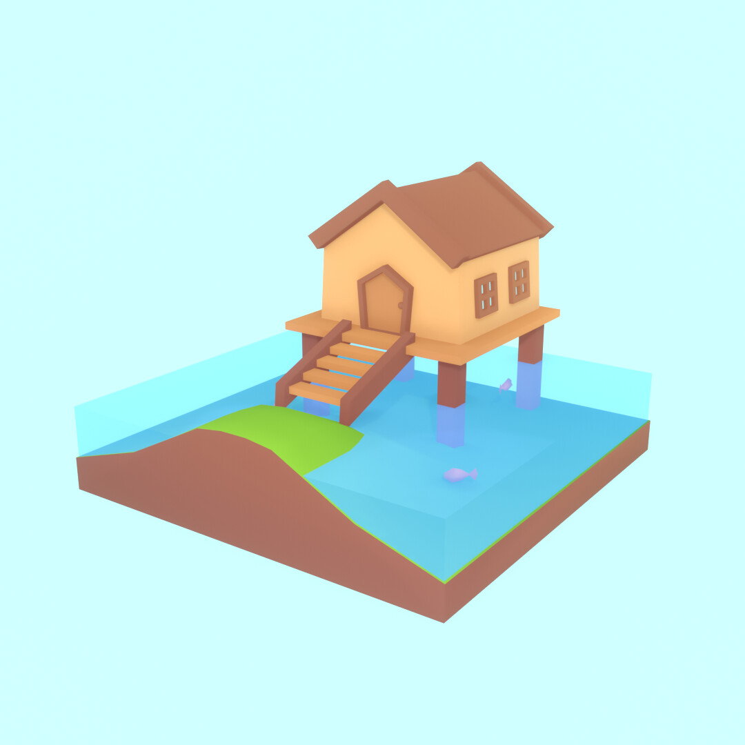 ArtStation - Lake House