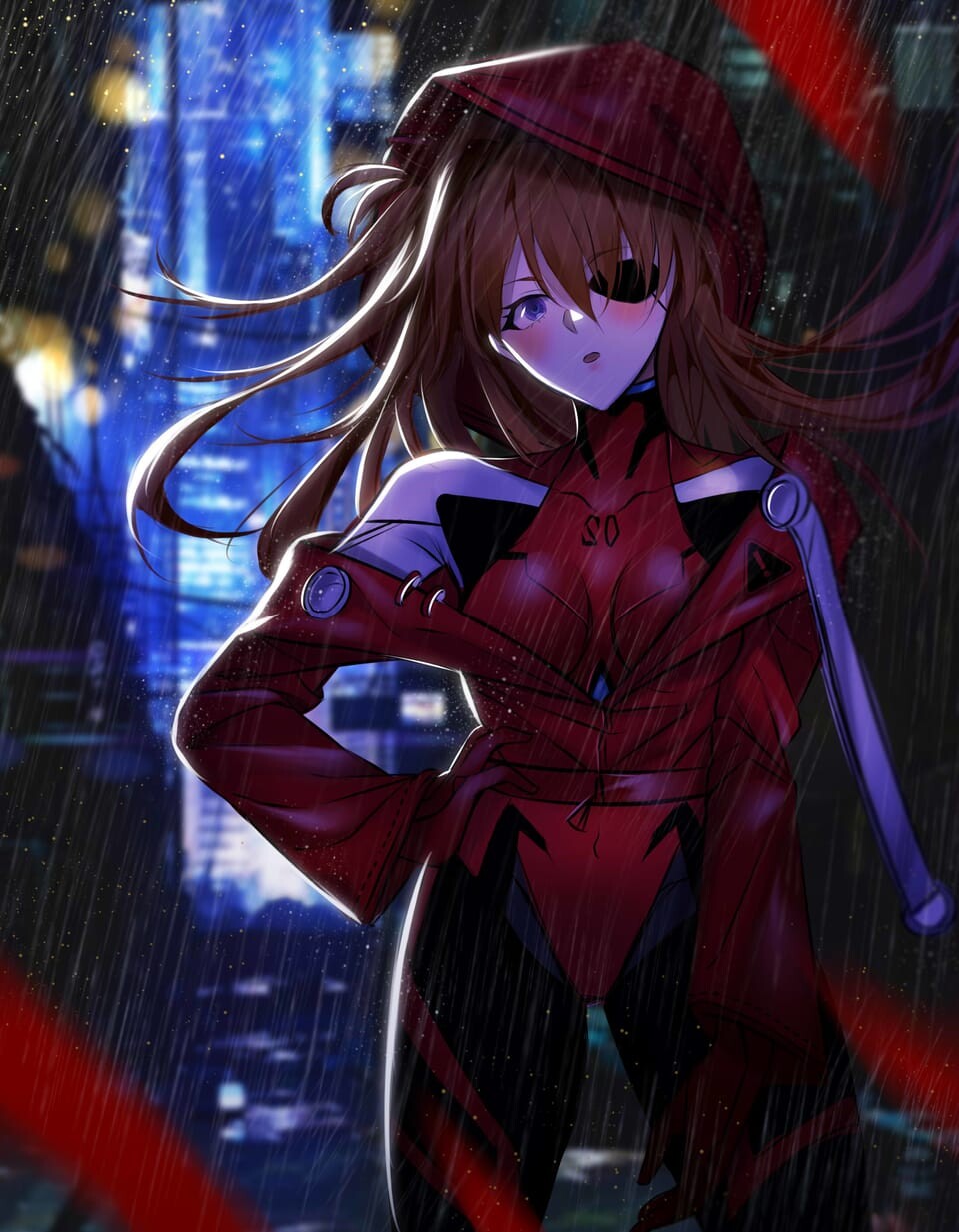 ArtStation - Asuka - cyberpunk theme