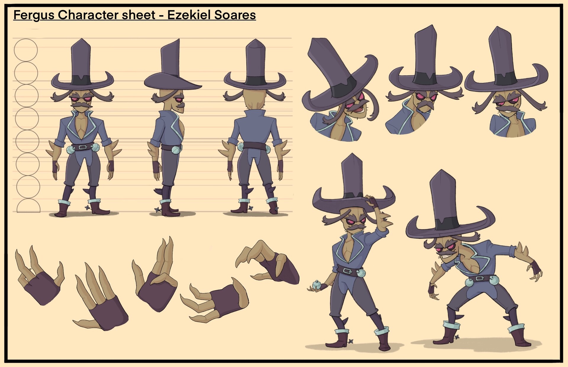 ArtStation - Fergus Character sheet