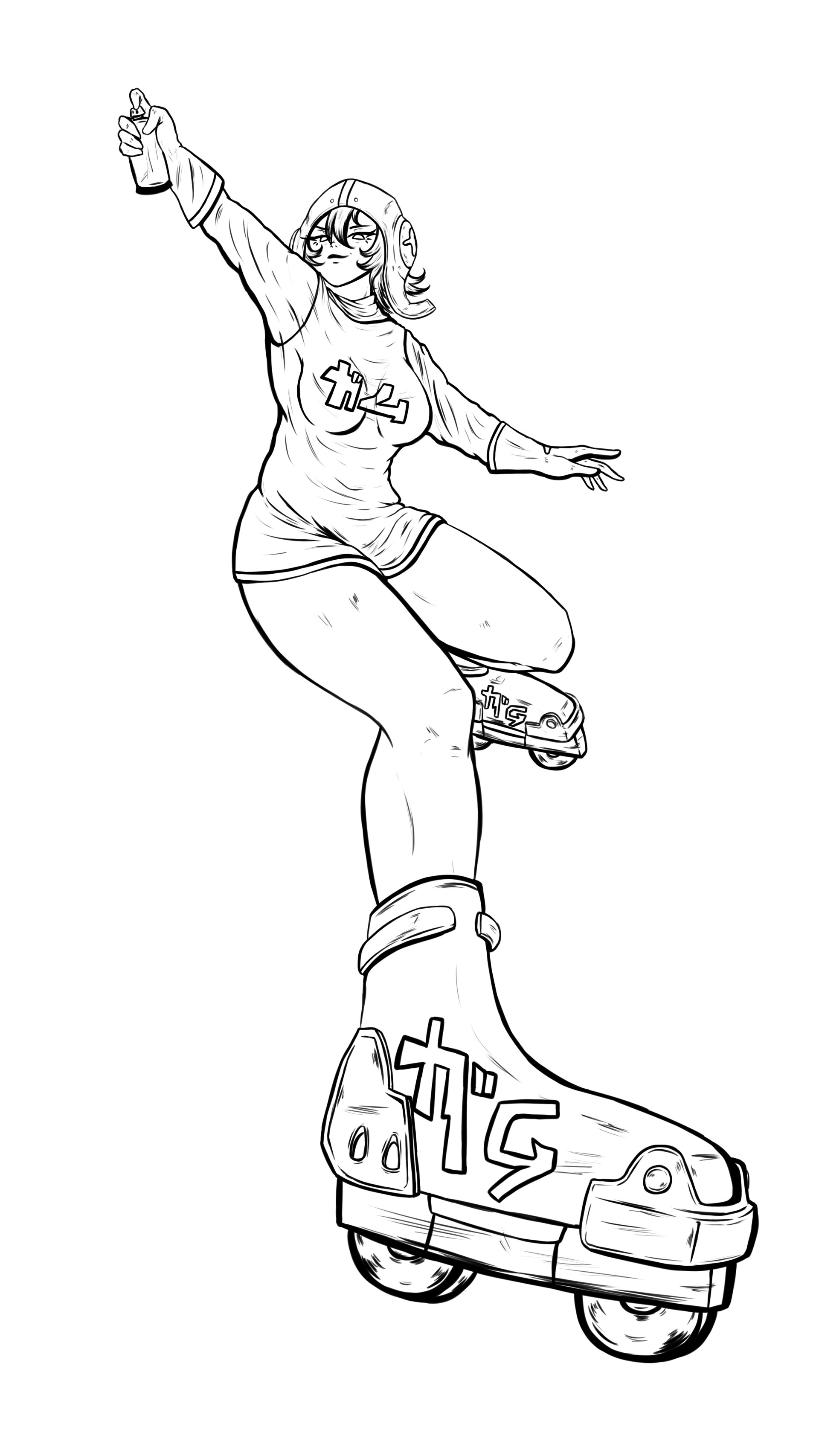 jet set radio coloring pages