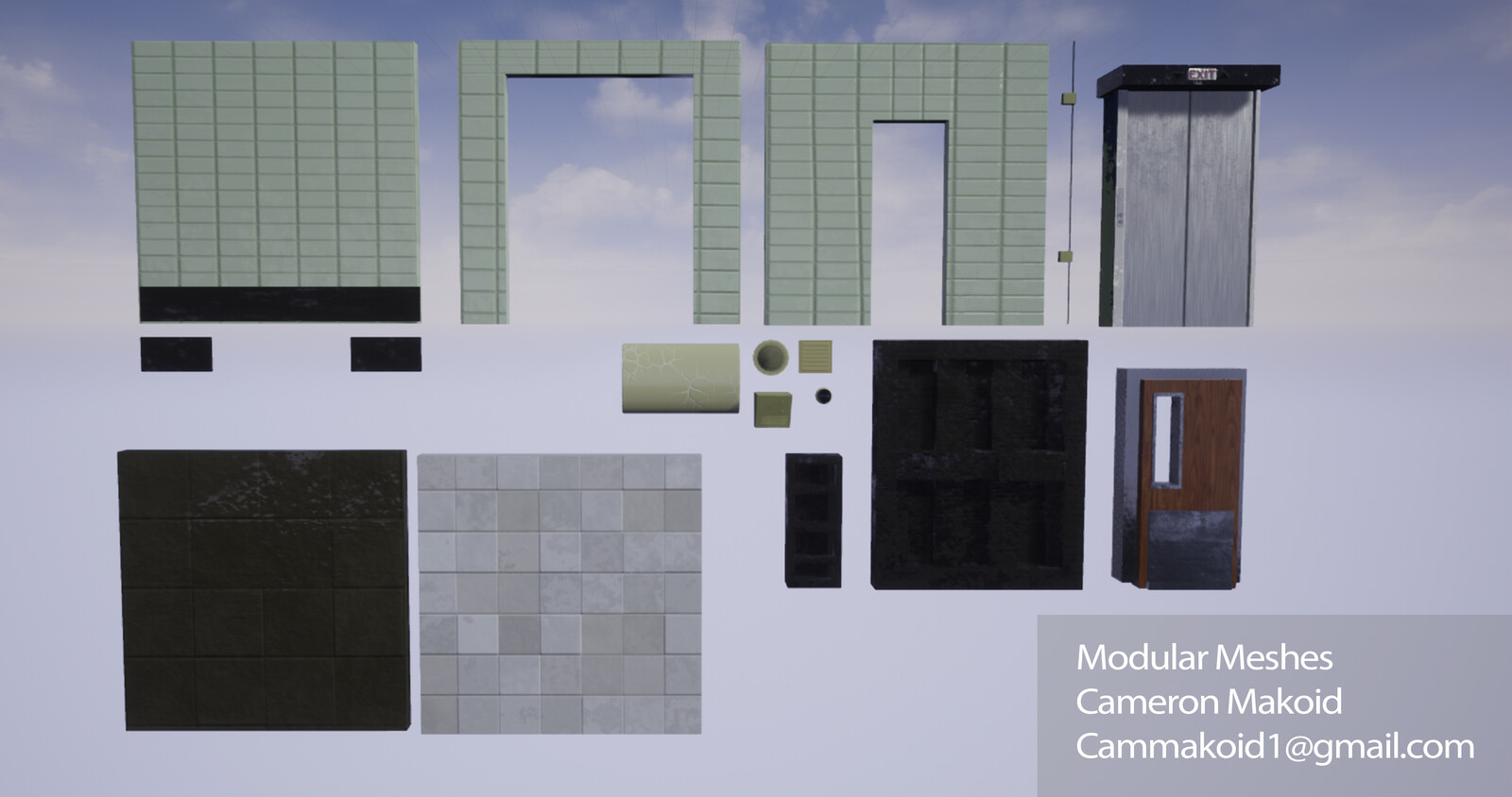 Cameron Makoid - Abandoned Hospital Hallway Environment