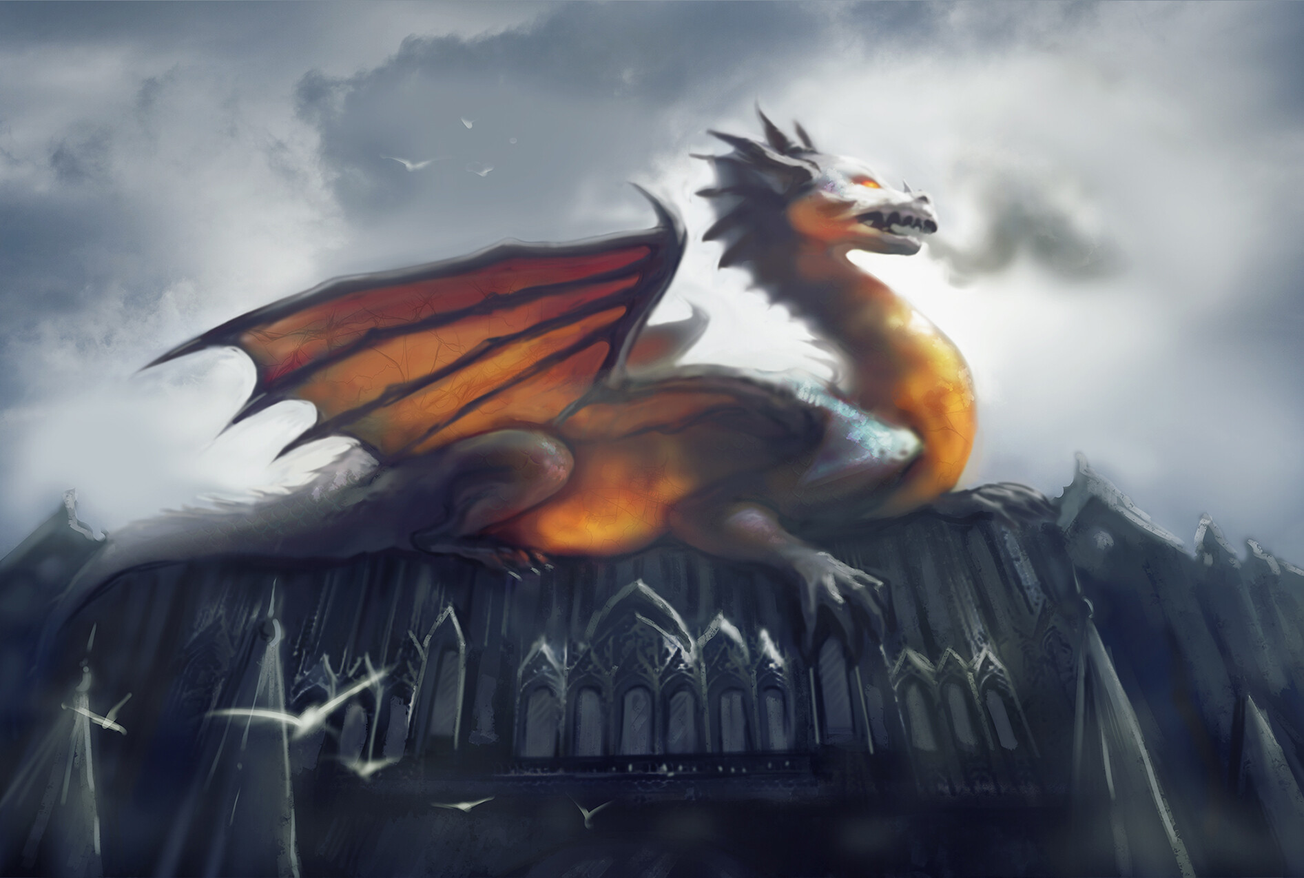 ArtStation - The dragons concepts