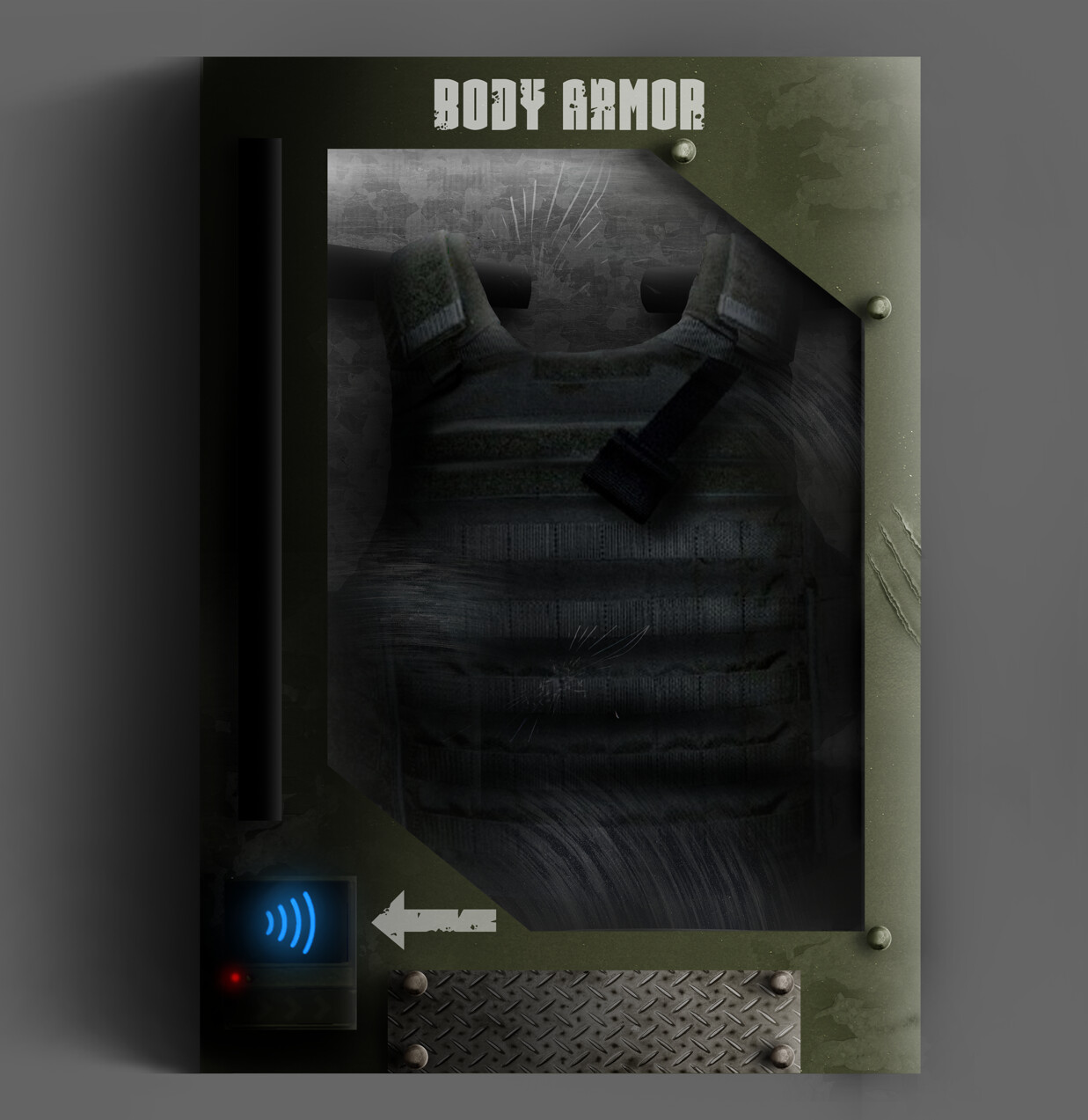 Autres - SCP Secret Laboratory : body armor locker concept art