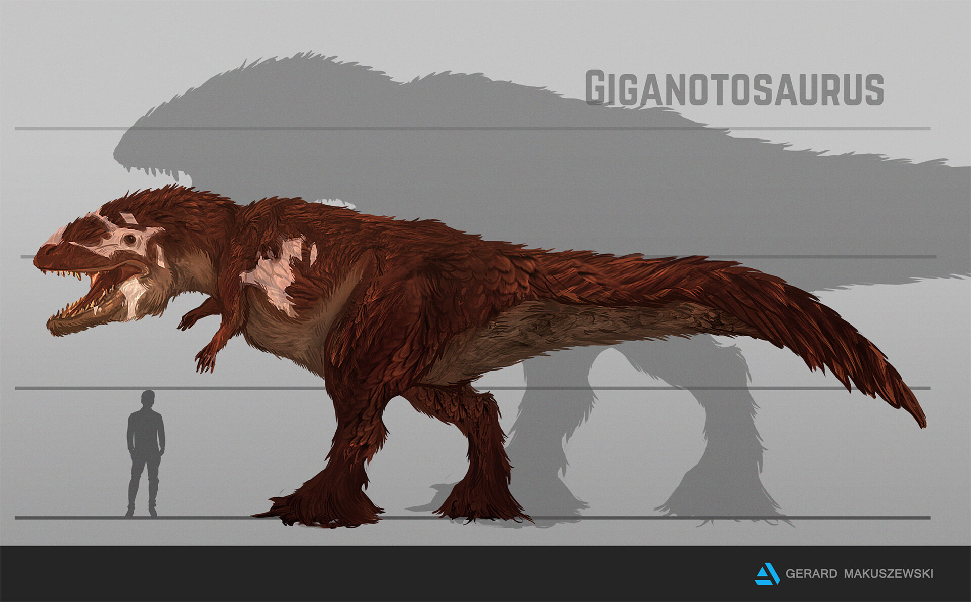 Gerard Makuszewski - Wild Paleo West - Giganotosaurus Reconstruction