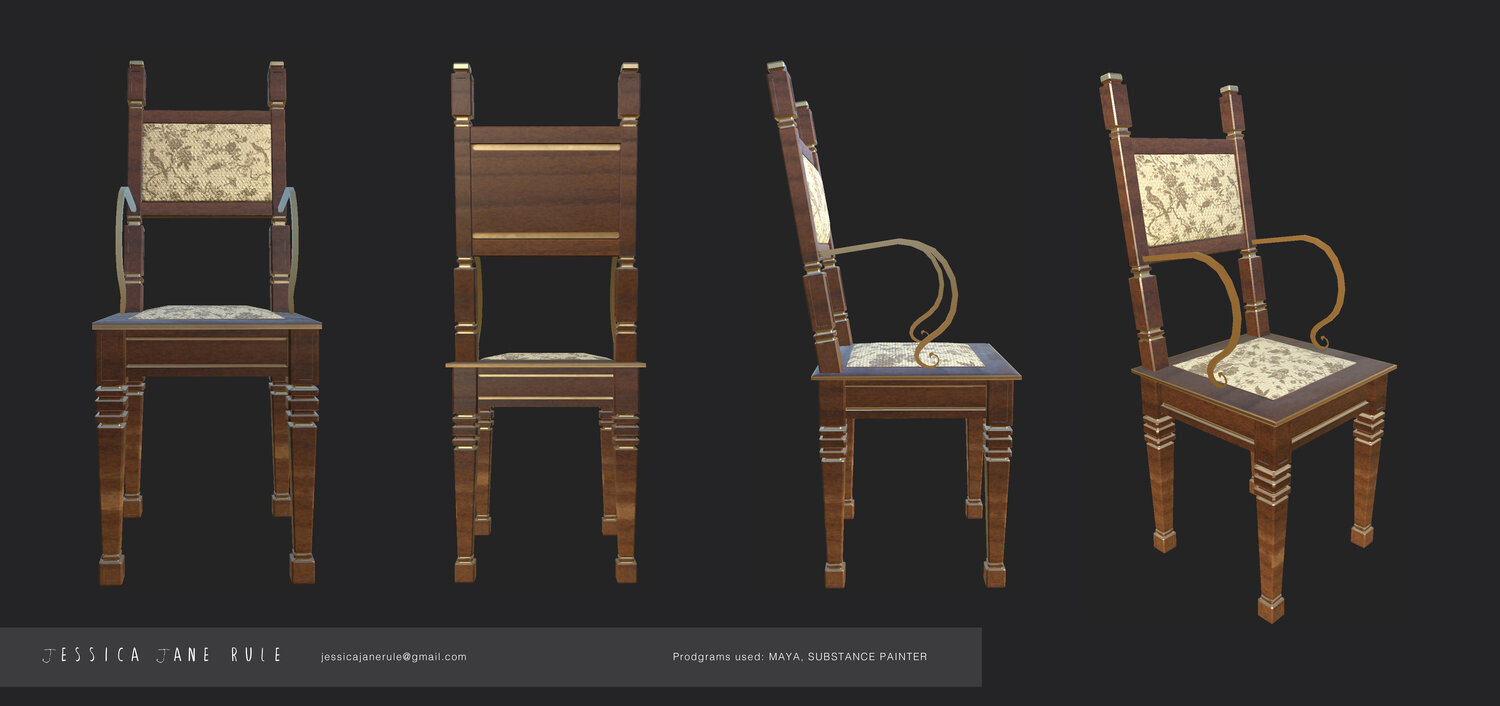 ArtStation - LIBRARY MUSEUM PROPS